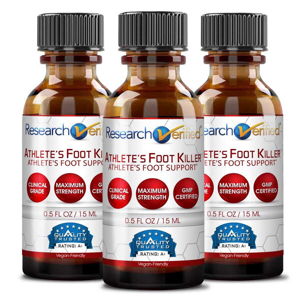 Research Verified Athlete's Foot Killer - 25% Undecylenic Acid & Tea ...