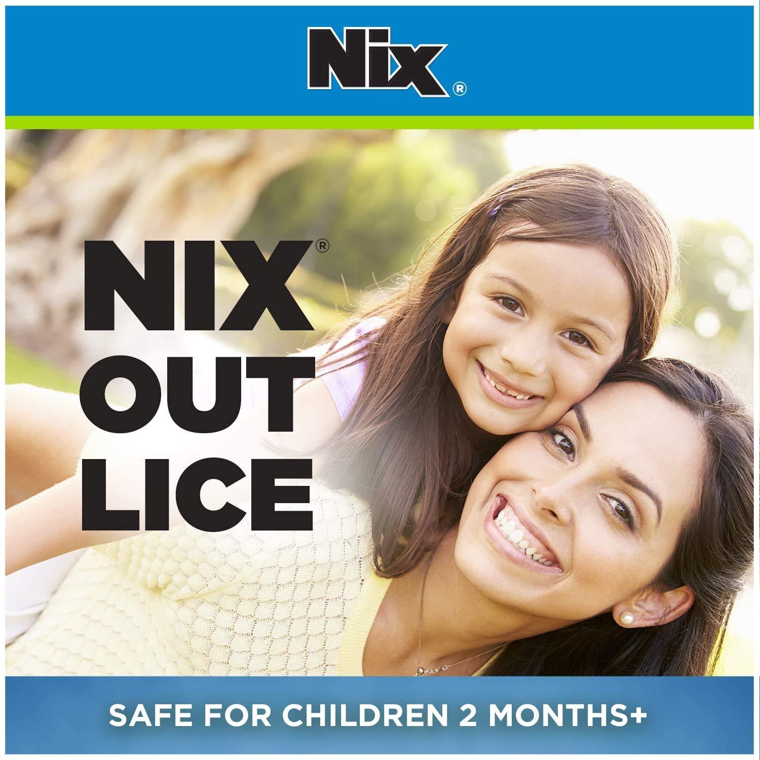 Nix Premium 2-Sided Metal Head Lice & Nits Removal Comb - Effective ...
