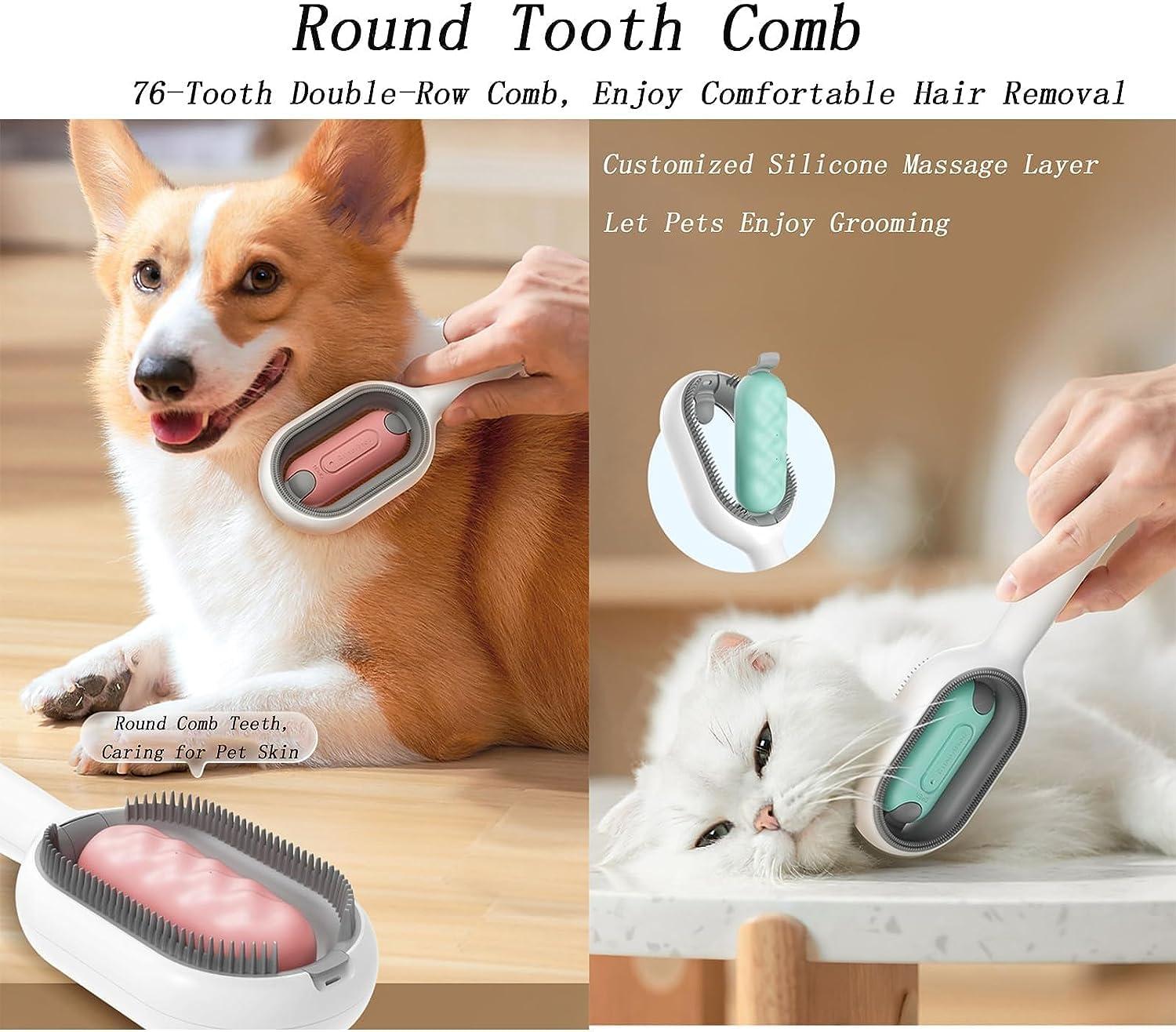 Cabbage Pets Sticky Brush 2.0 for Cats - 4 in 1 Universal Pet Knots ...