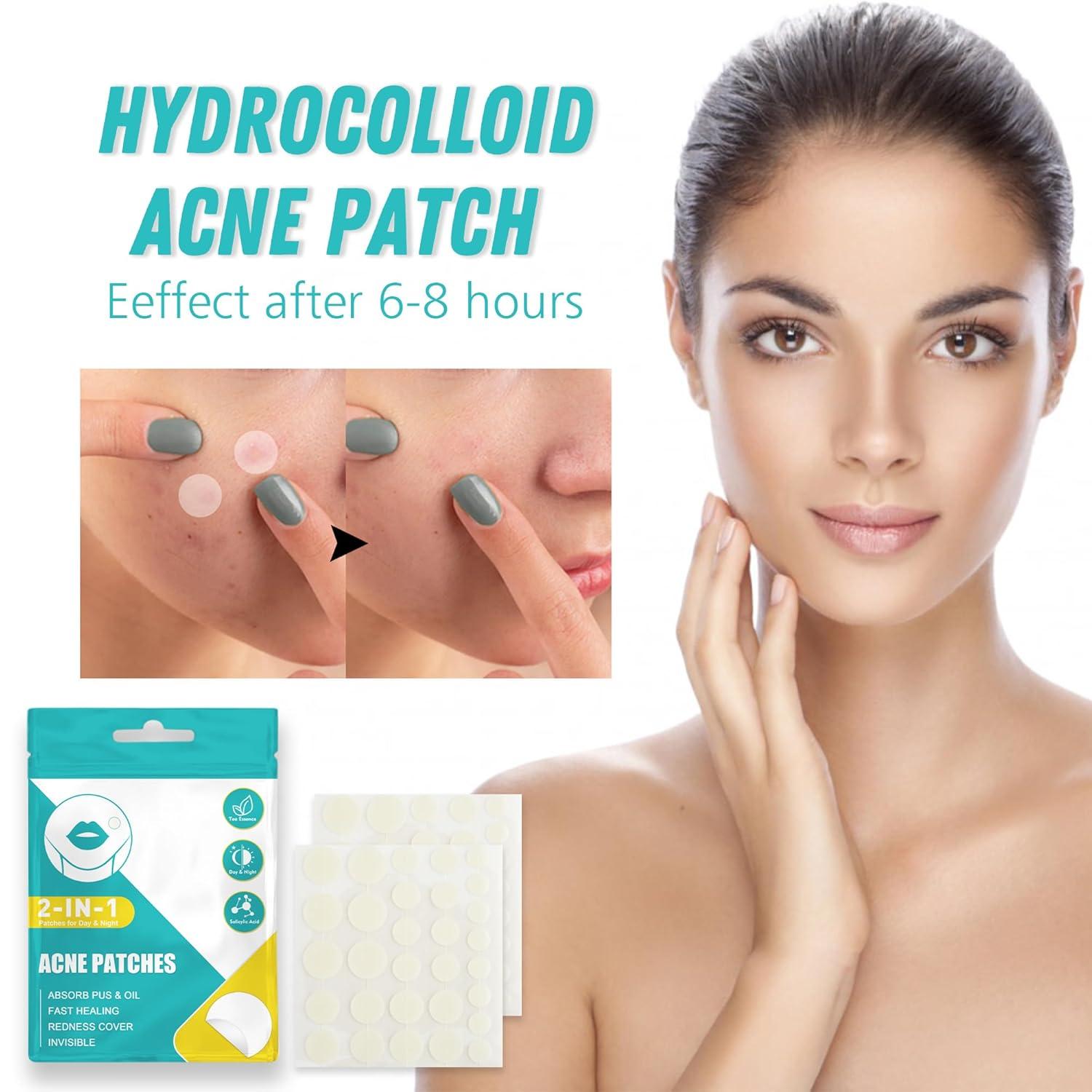 300 Pcs Invisible Hydrocolloid Pimple Patches with Tea Tree Oil ...
