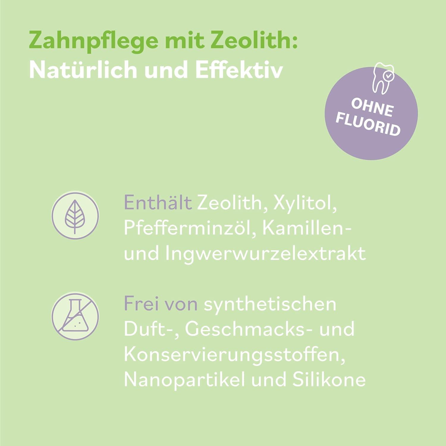 Zeolite MED Toothpaste 75ml | Premium Fluoride-Free Xylitol Toothpaste ...