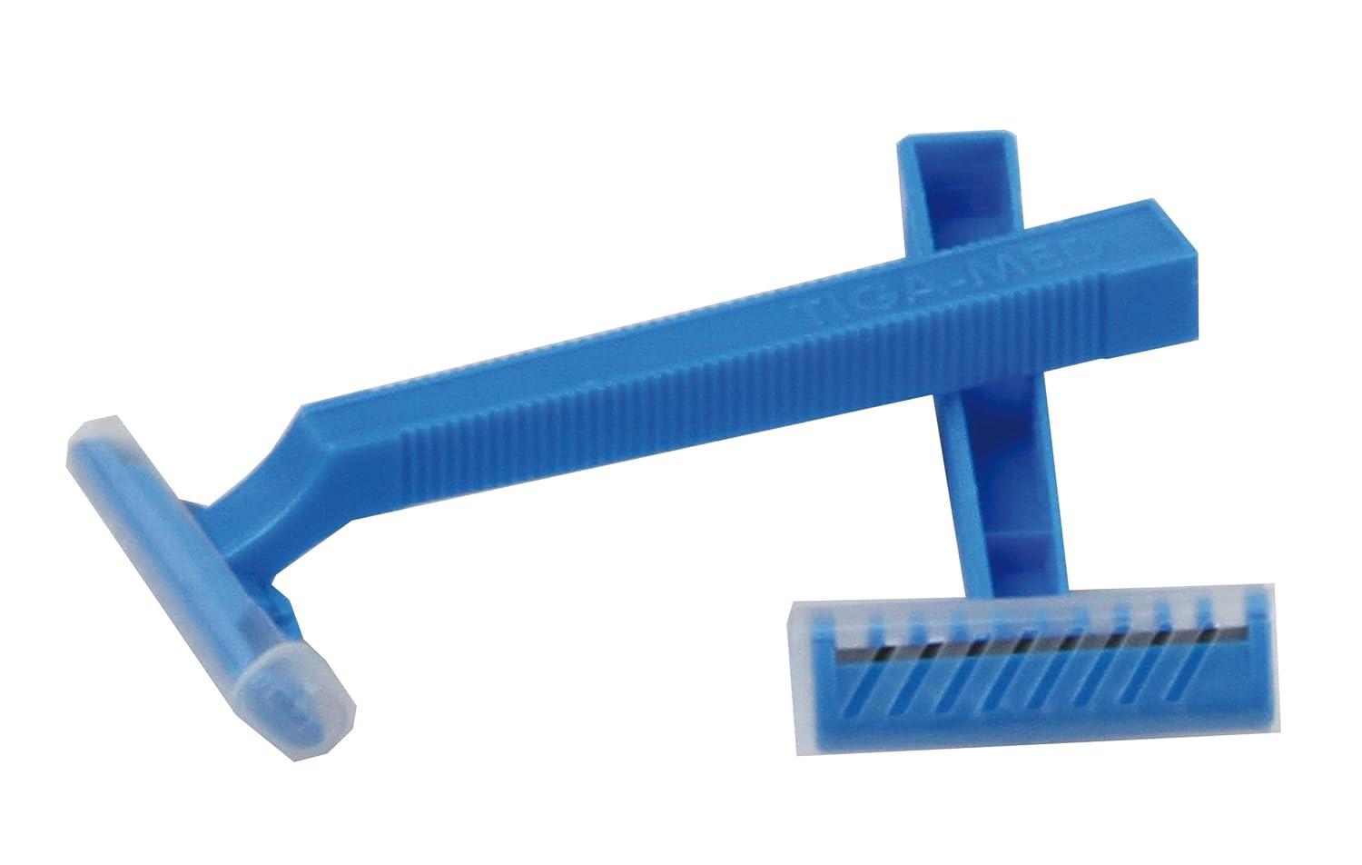 Buy Original Tiga-Med Disposable Razors - 500 Pack of Single Edge Razor ...