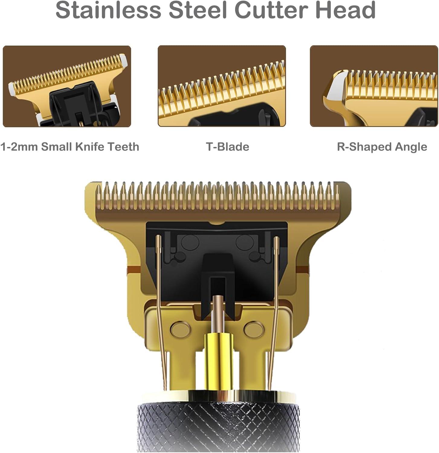 Precision T-Blade Professional Trimmer Set - Zero Gapped Hair Cutting ...