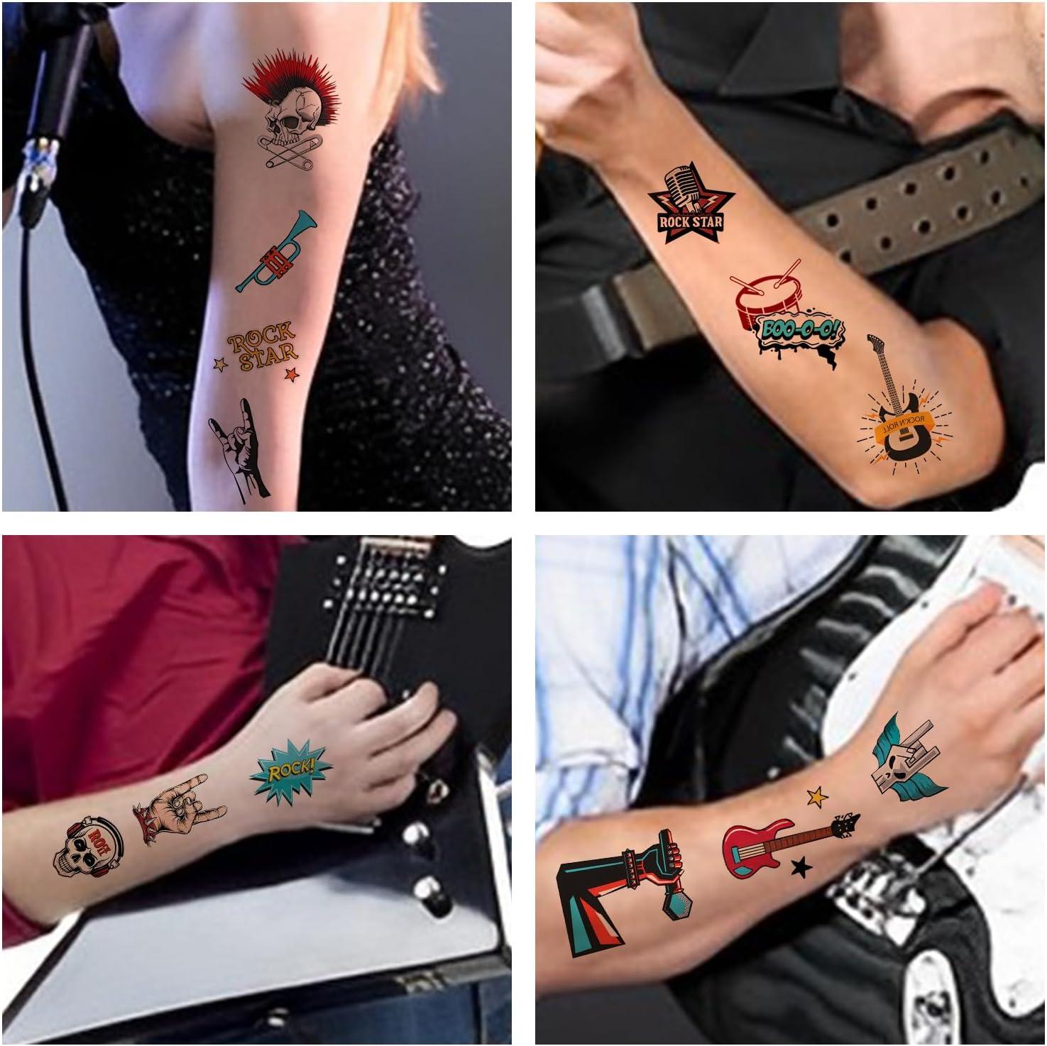 temporary rock tattoos