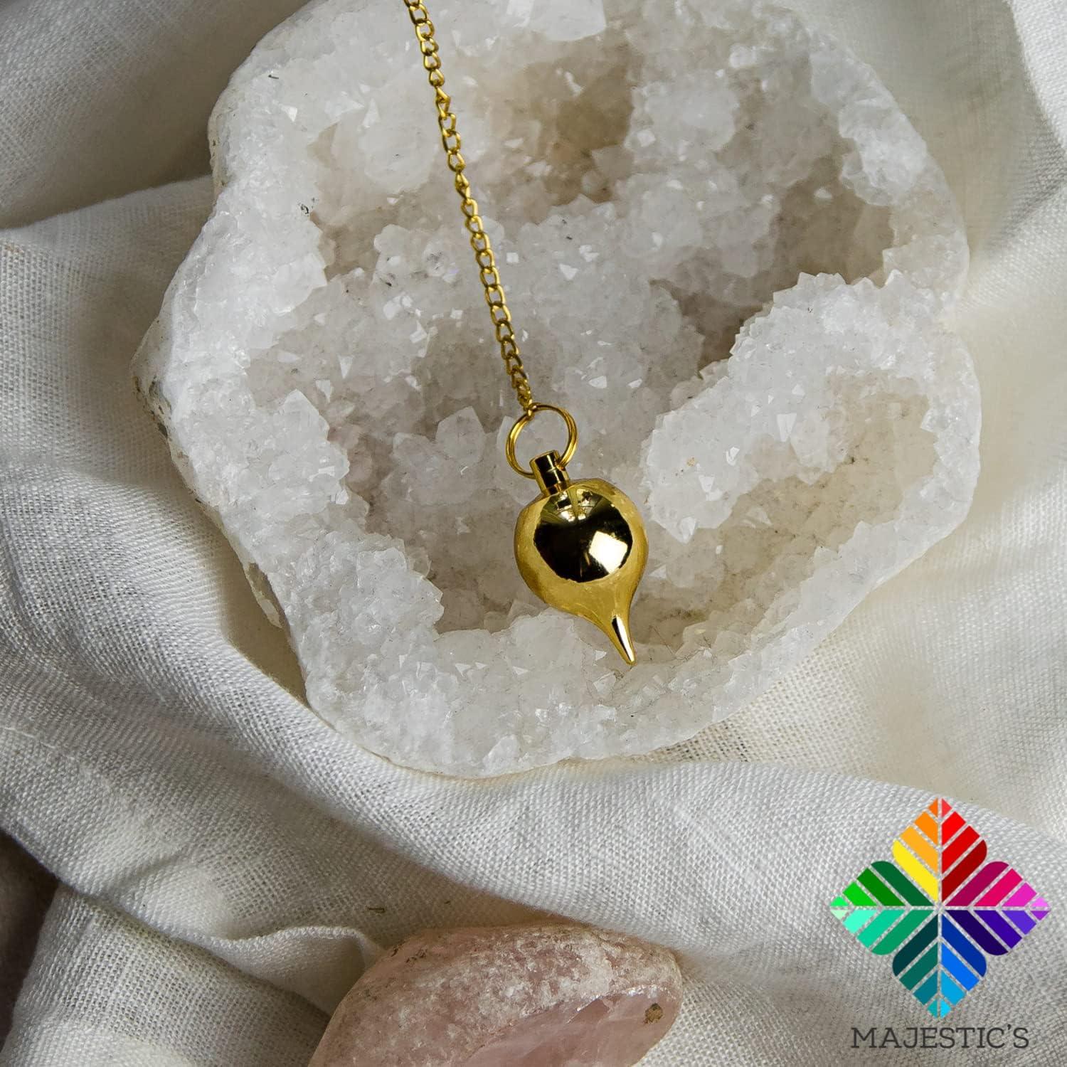 Buy Radiesthesia Pendulum Water Drop | Gold Oracle/Esoteric Pendulum ...