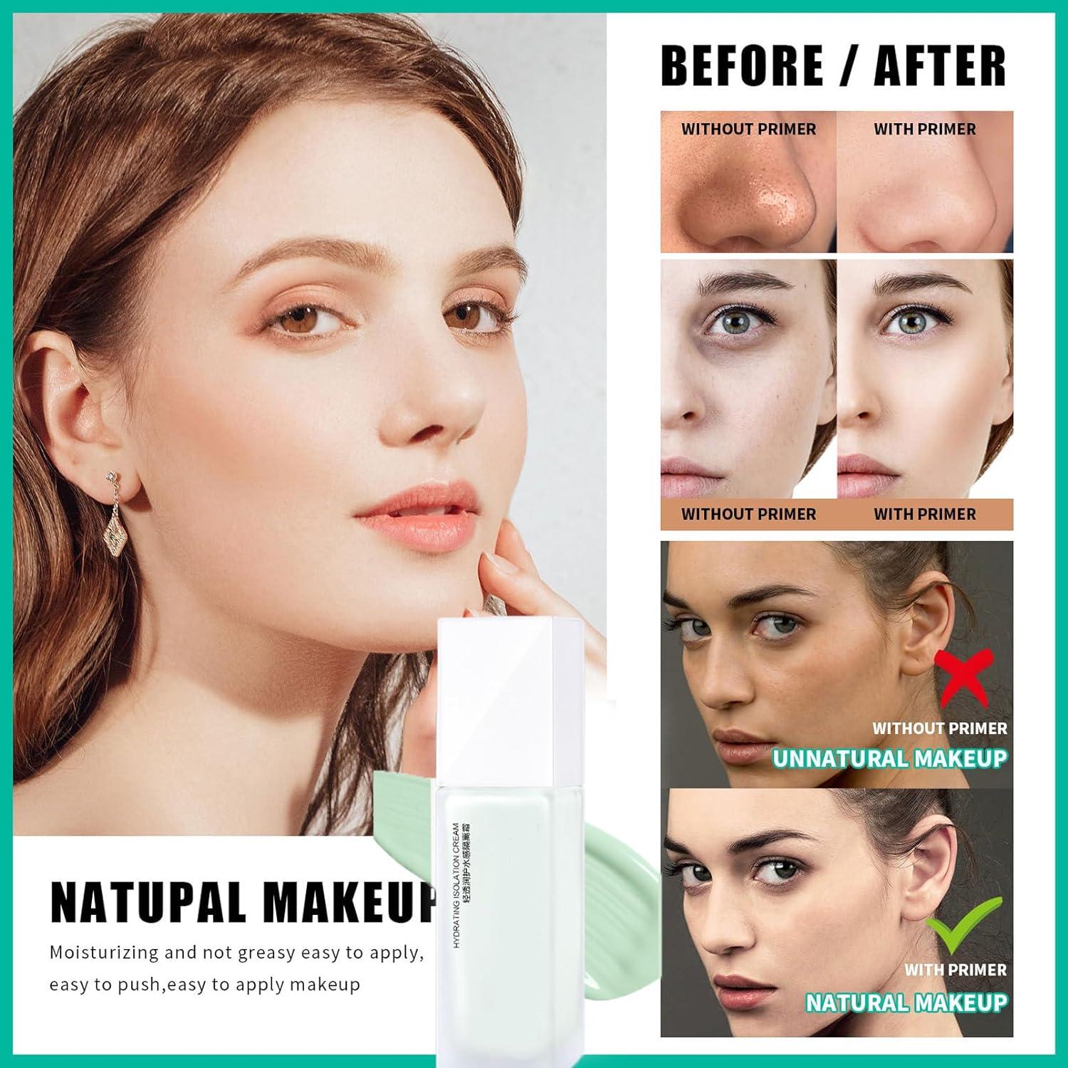 Pore Minimizer Green Colour Corrector Primer for Mature Skin - Reduce ...