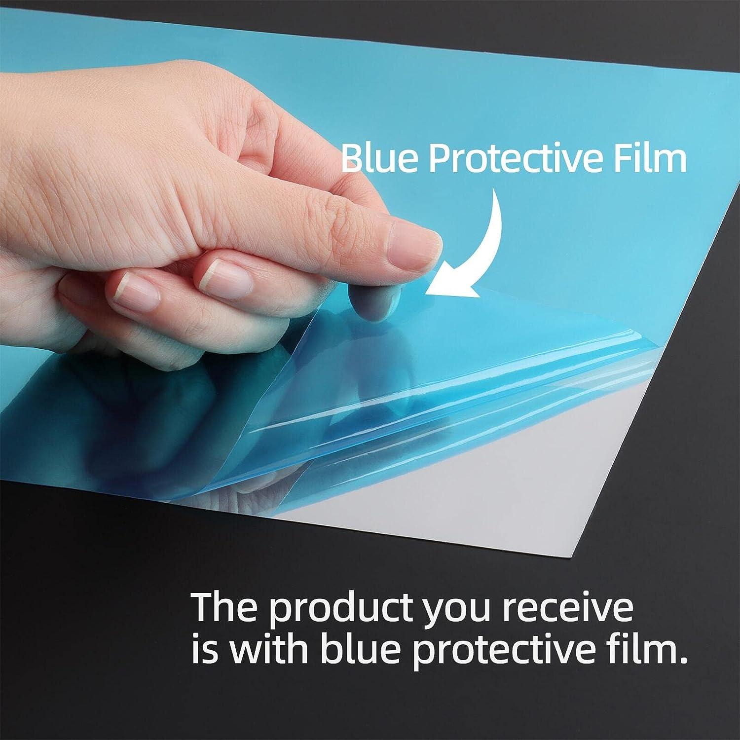 Flexible Mirror Stickers 12x78.8 - Self Adhesive Non Glass Safety ...