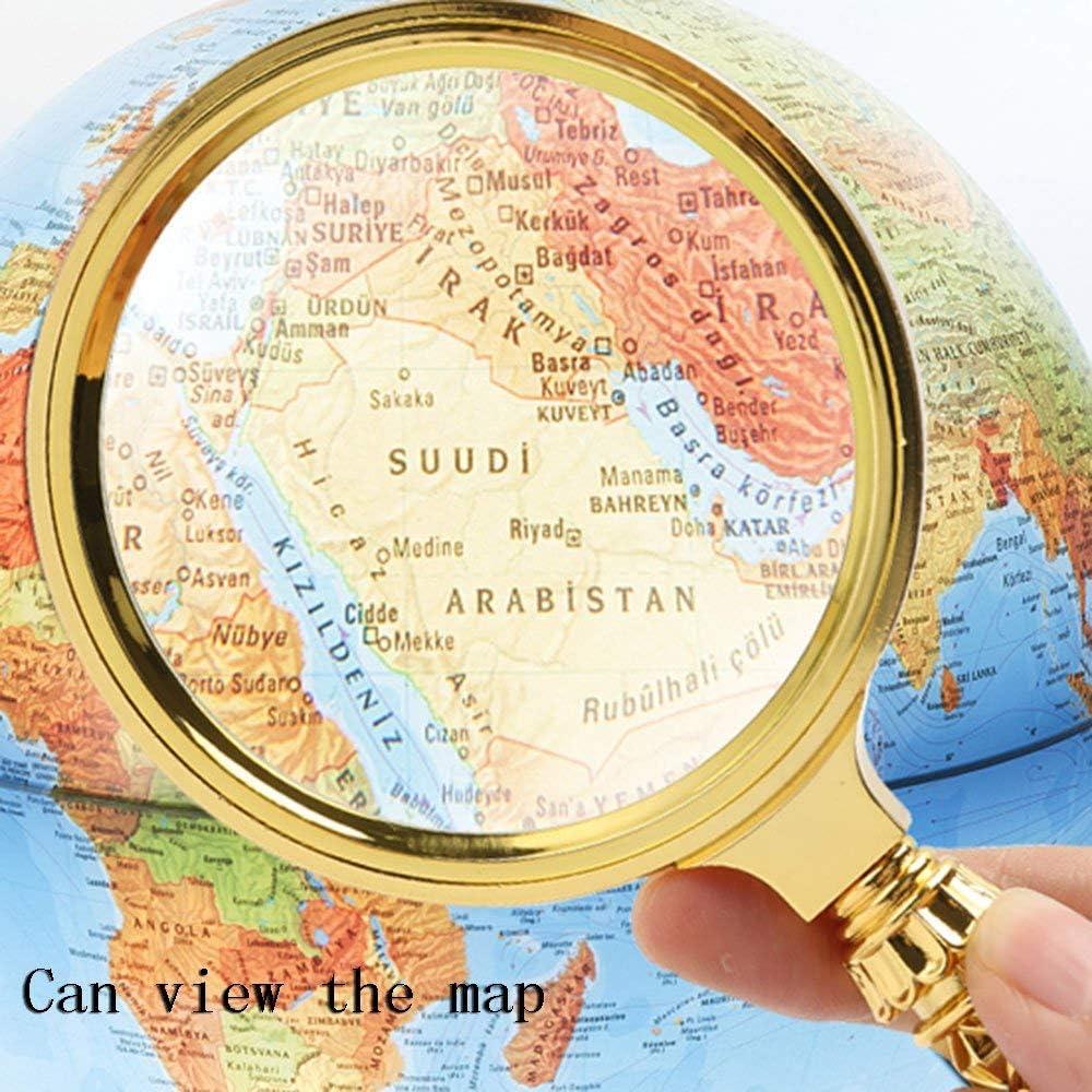 Observation Magnifier Magnifier 10 Metal Engraving Handle Magnifier ...