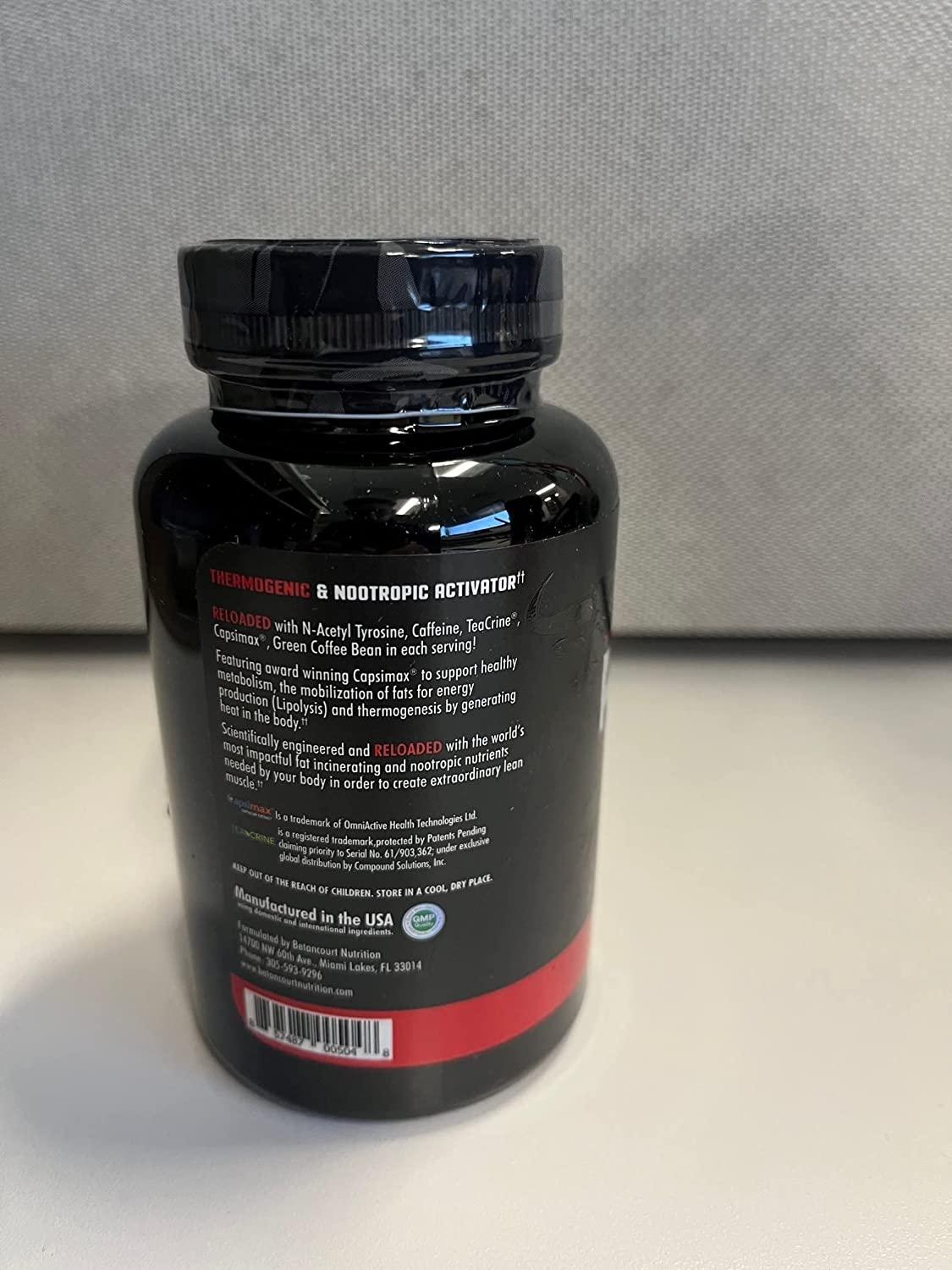 Betancourt Ripped Juice EX2 Thermogenic Supplement | DMAA-Free Fat ...