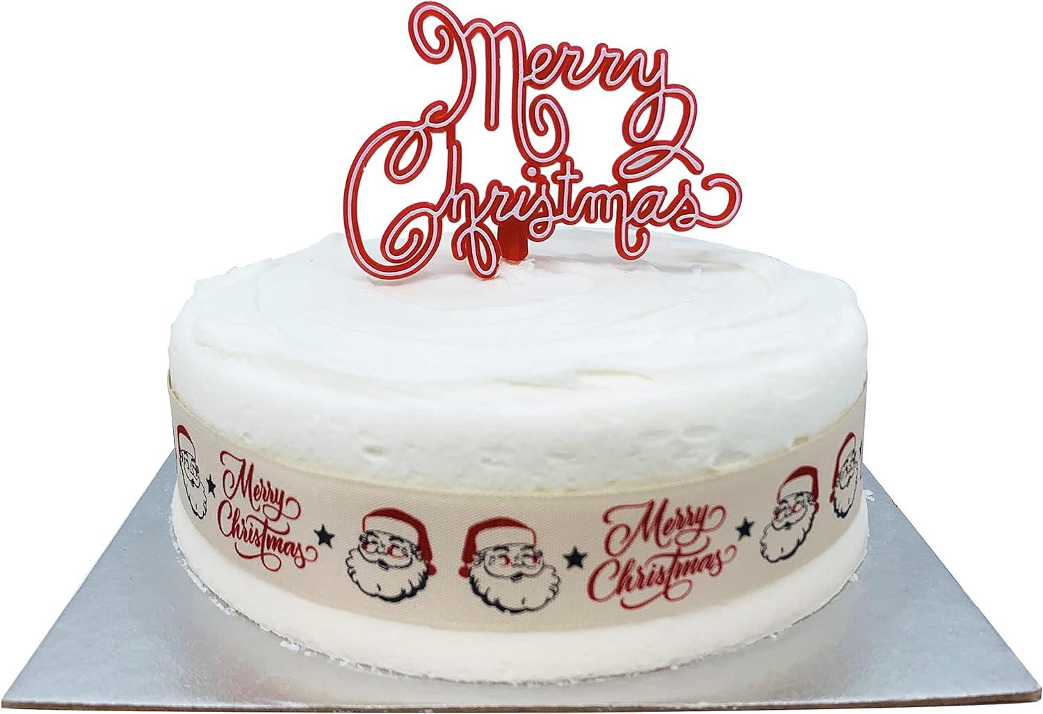 Nostalgic Script Motto Cake Topper Red | Buy Now with Express ...