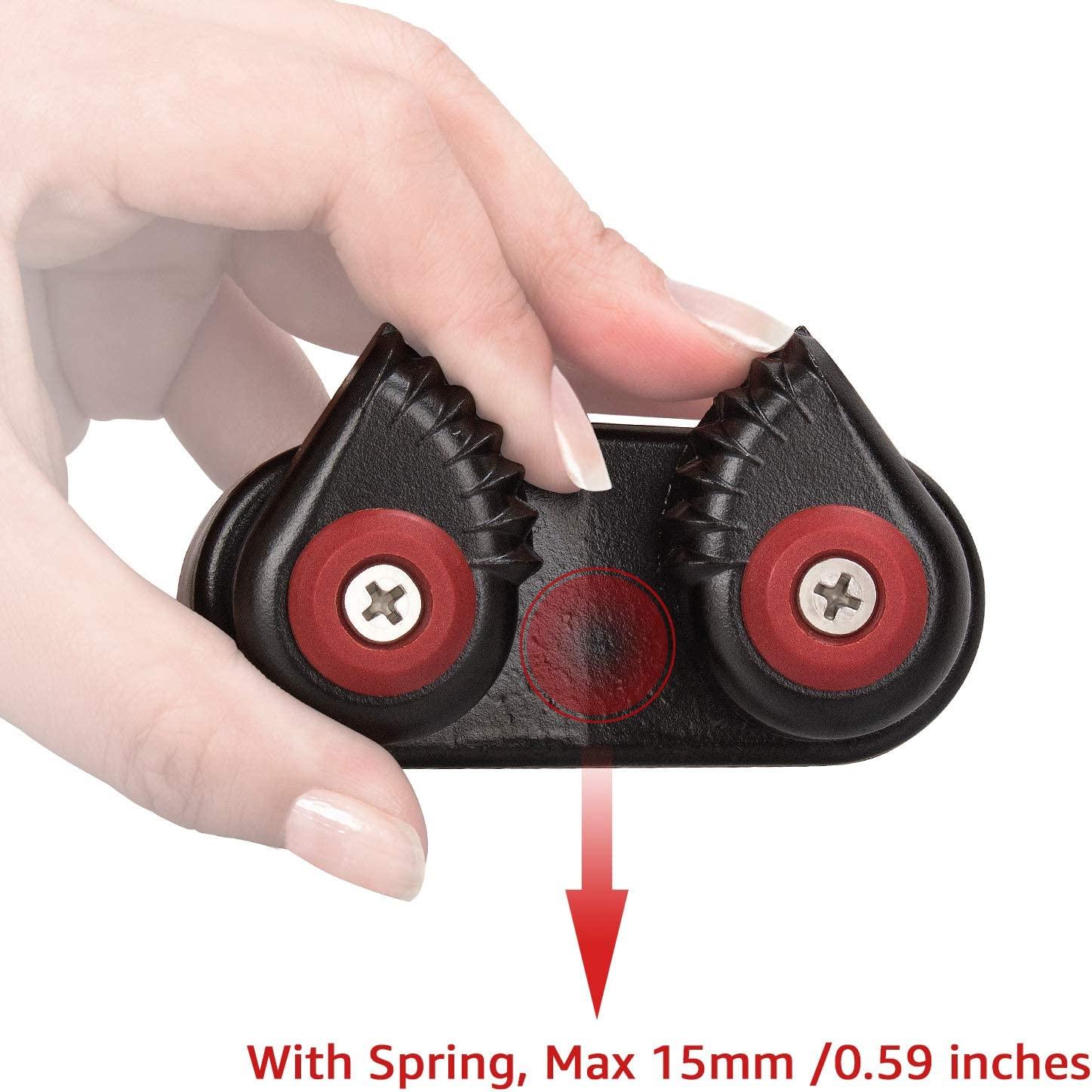 GANGUOLA Cam Cleats - Ball Bearing Fast Entry Rope Cleats for Line ...