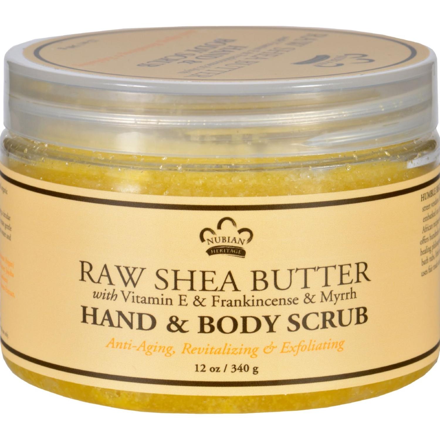 Buy NUBIAN HERITAGE Raw Shea Frankincense Scrub Bath - Nourishing Body ...
