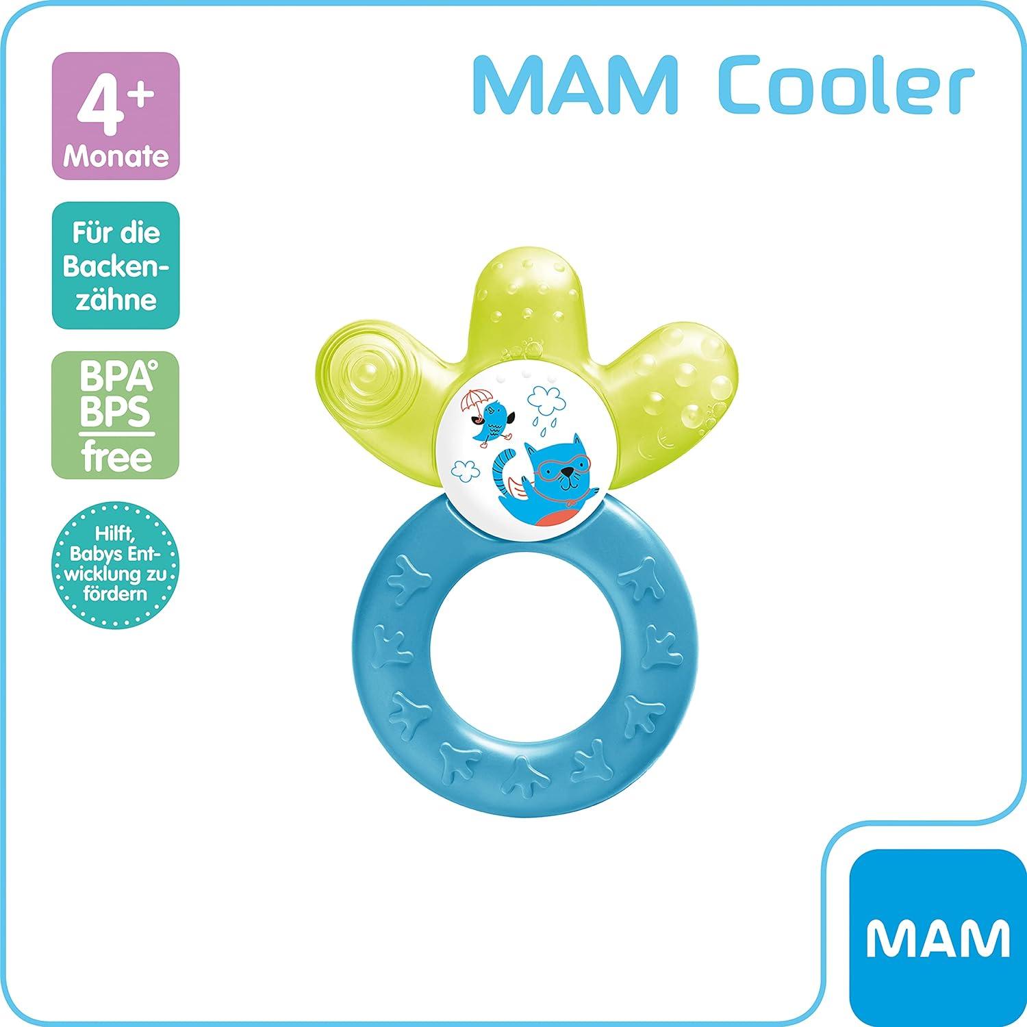 MAM Cooler New for Babies | Bite Ring for Motor Skills & Visual ...