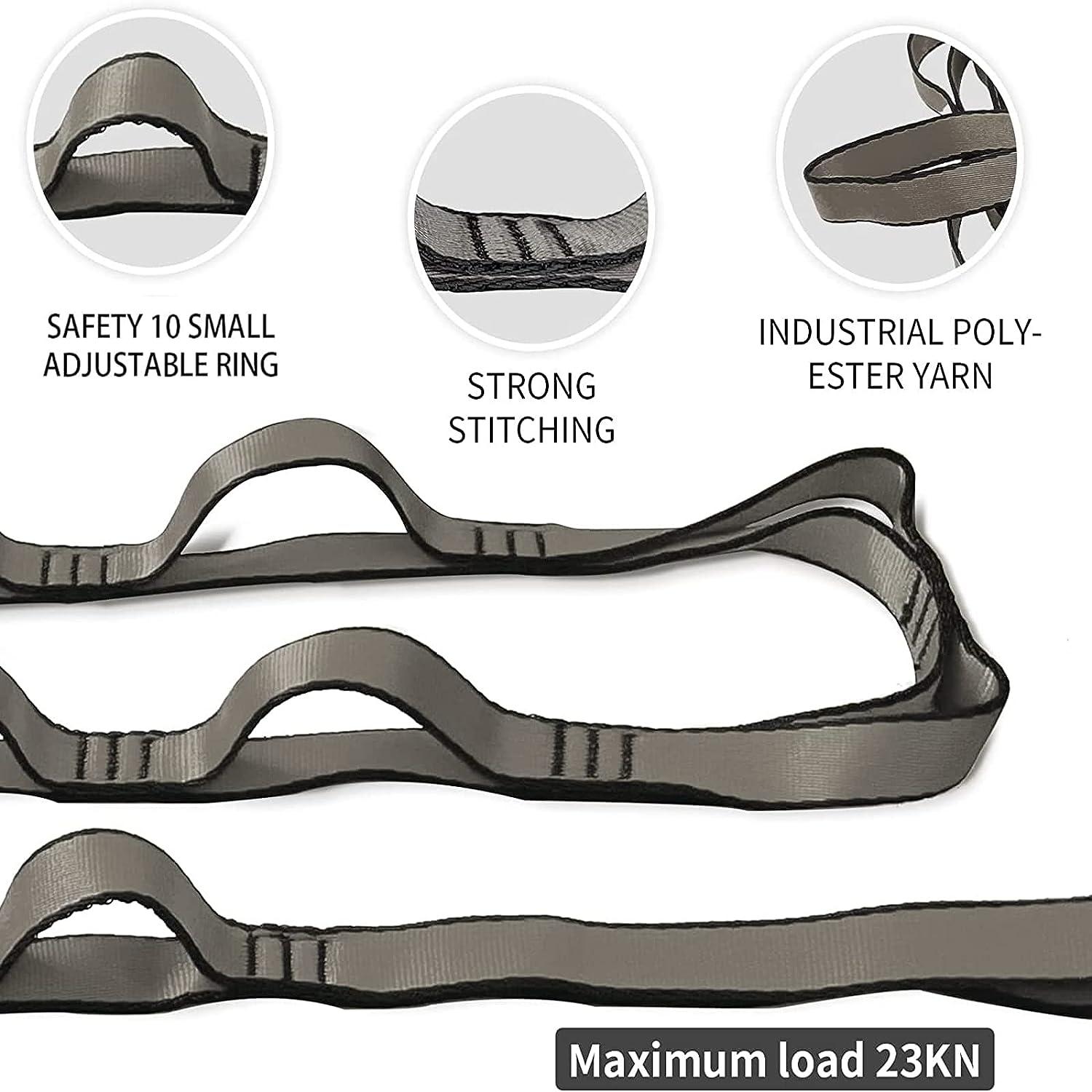 WEBSUKA Aerial Yoga Hammock Daisy Chains Strap - Strong 22kN ...