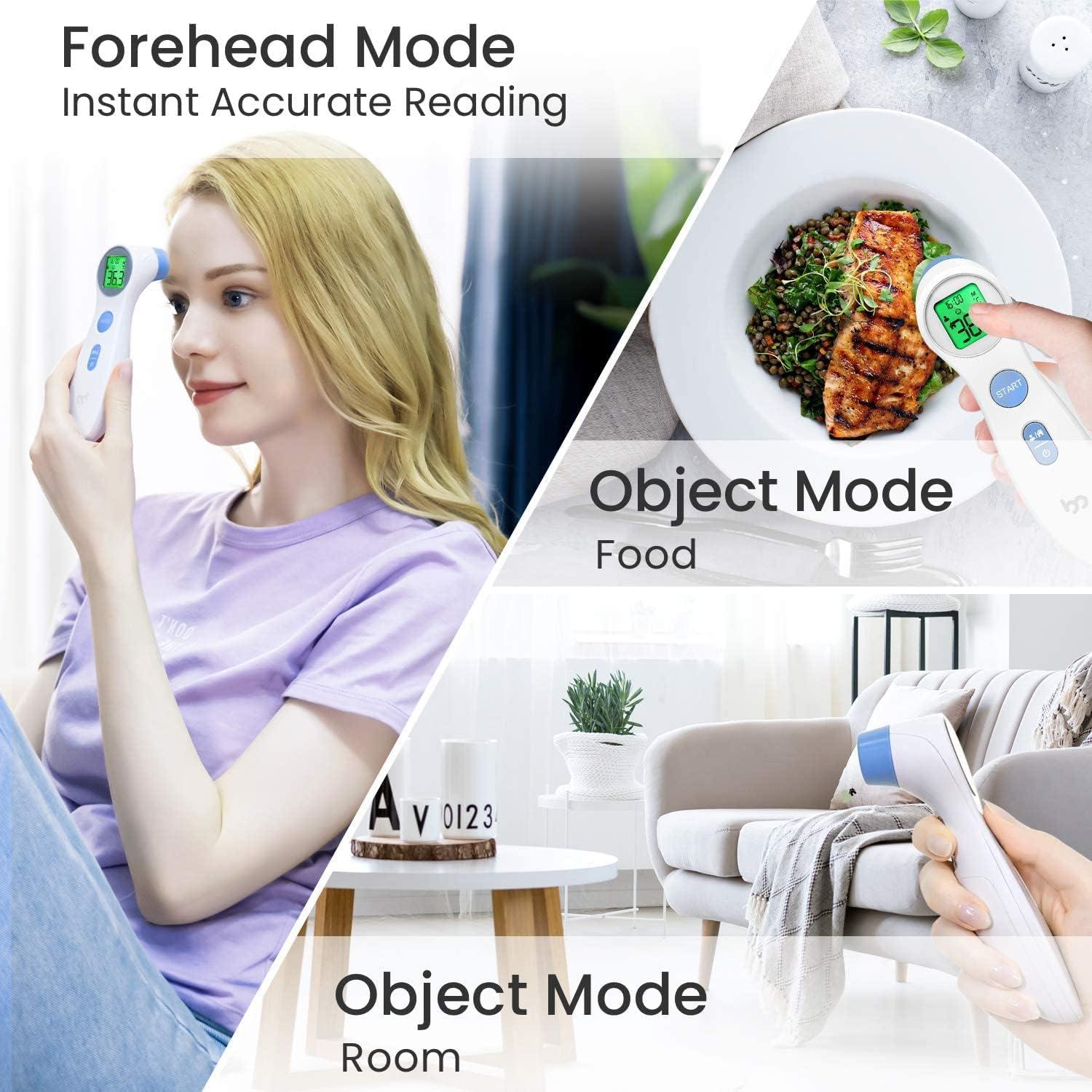 Femometer Non-Contact Infrared Forehead Thermometer for Adults Kids ...
