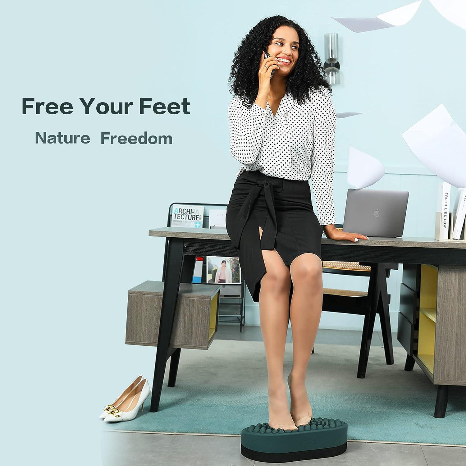 Dikdoc Foot Rest for Under Desk at Work Home Office Foot Stool Ottoman ...