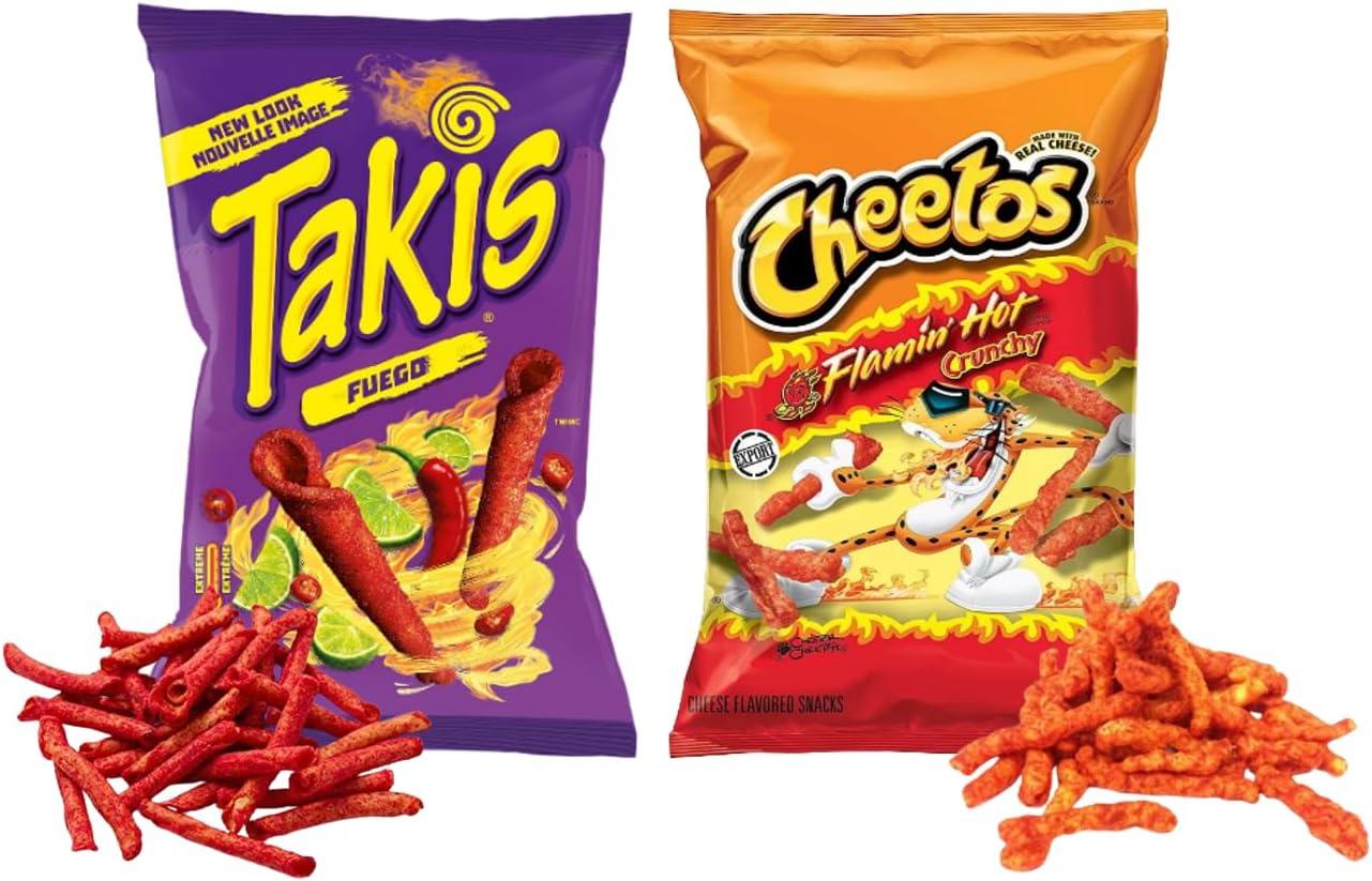 Premium American Snacks Variety Pack - Takis Fuego Chilli Pepper and ...