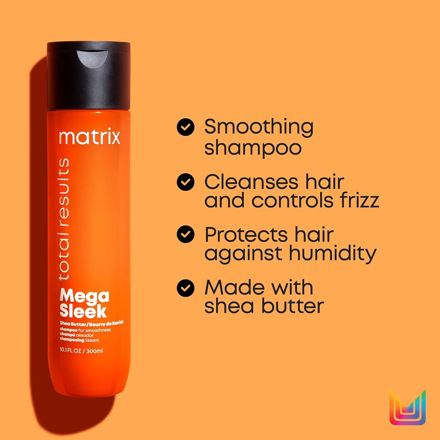 Matrix Mega Sleek Shampoo Conditioner & Miracle Creator Set - Controls ...