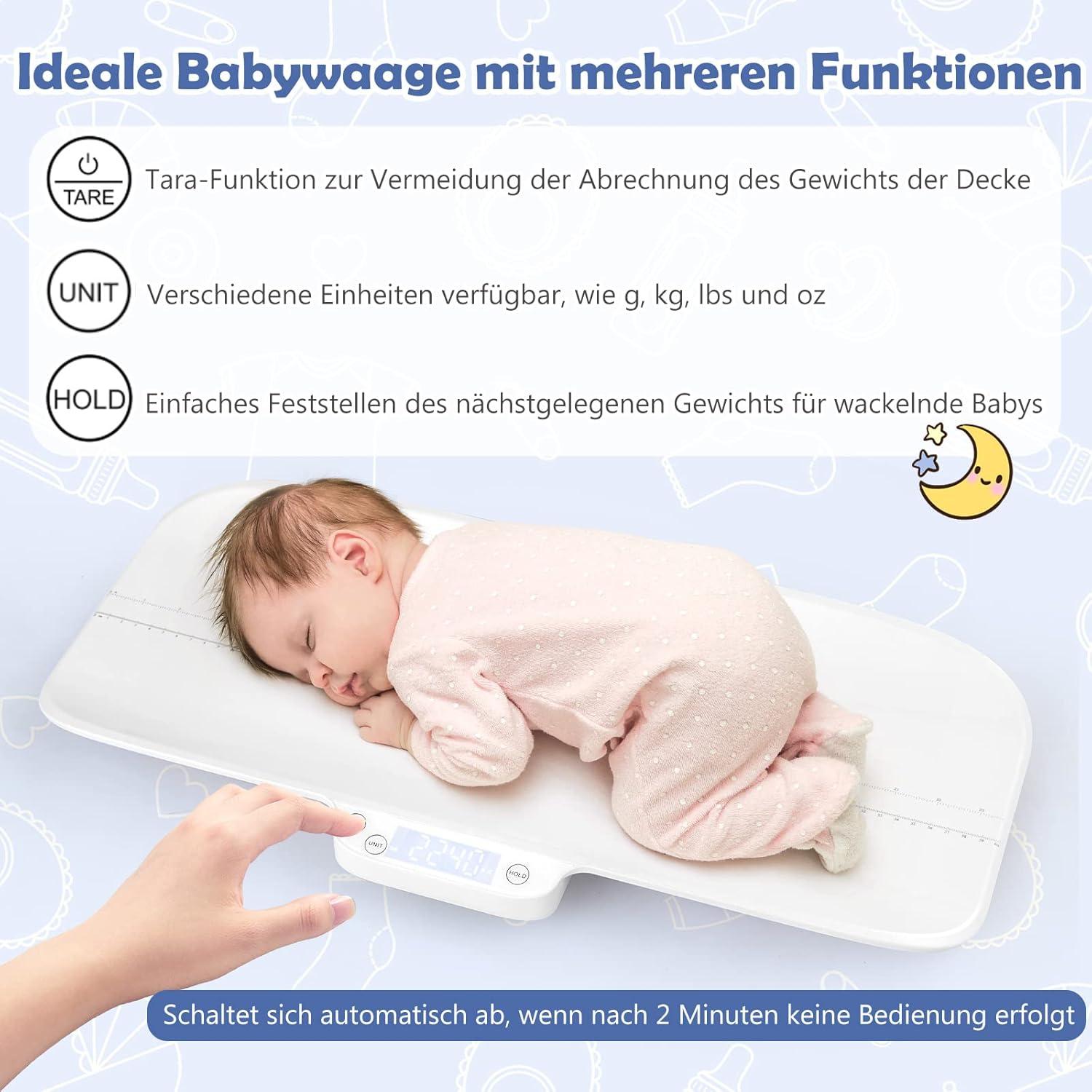 Costway Digital Baby Scale - Multifunctional 30kg Capacity 4 ...