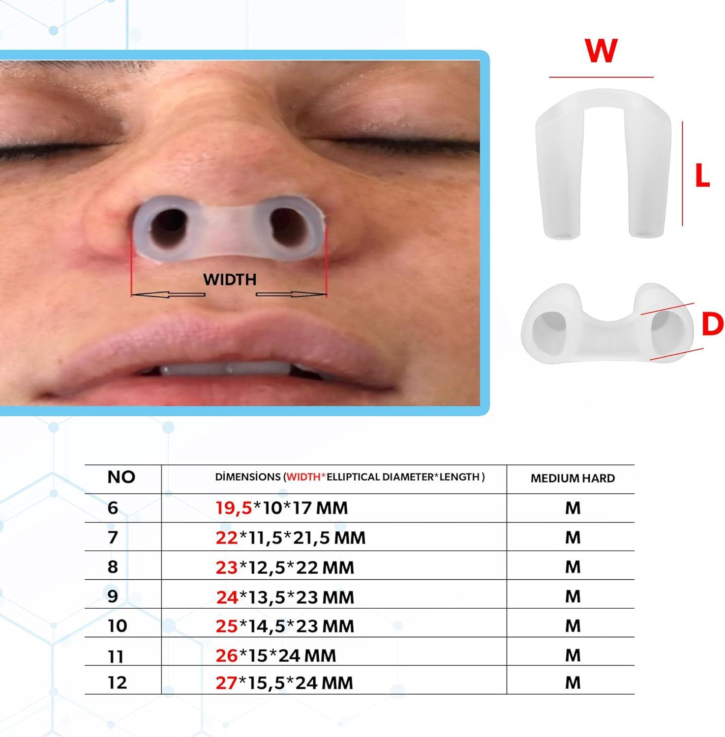 Nostril Retainer for Rhinoplasty - Ultimate Silicone Nose Support ...