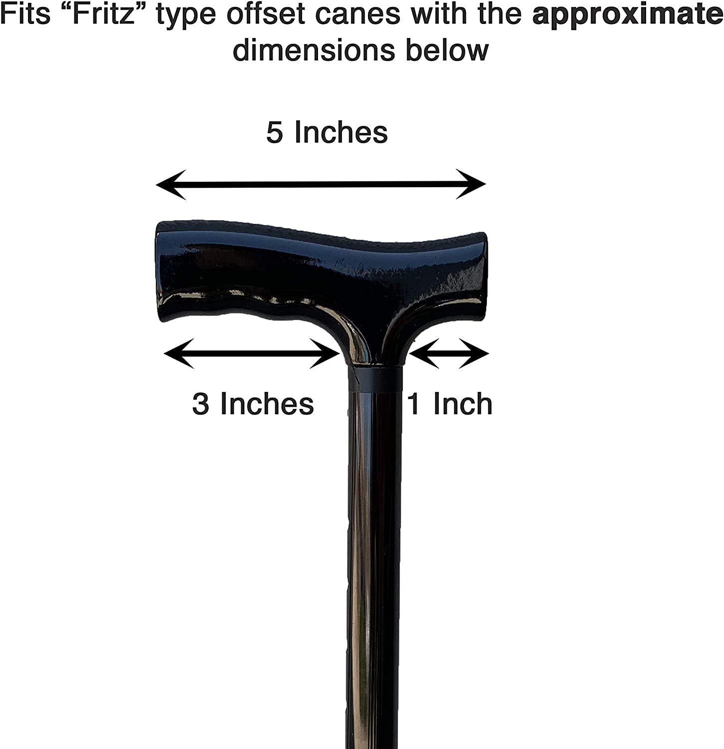 Crutcheze Premium USA Made Cane Pad - Comfort for Walking Canes T ...