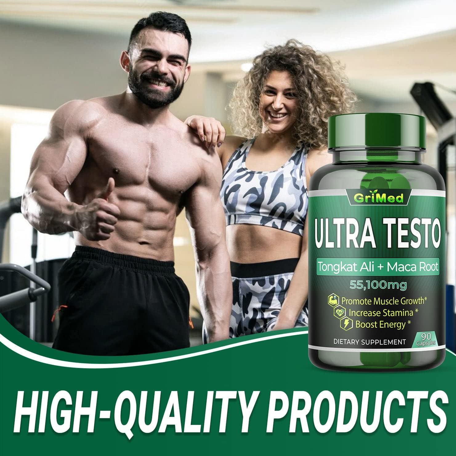Ultra Testo 100x Tongkat Ali Fadogia Horny Goat Weed Maca Ginseng ...