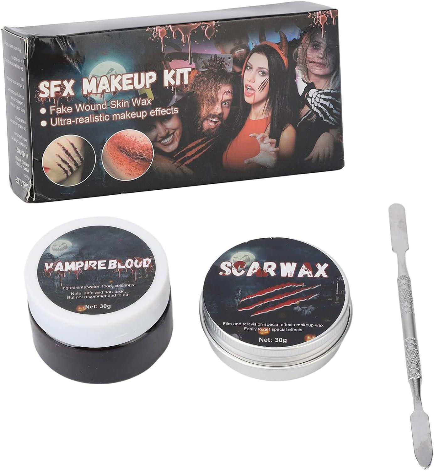 Body Paint Kit Halloween Scar Wax Special Effects Makeup Set Safe ...