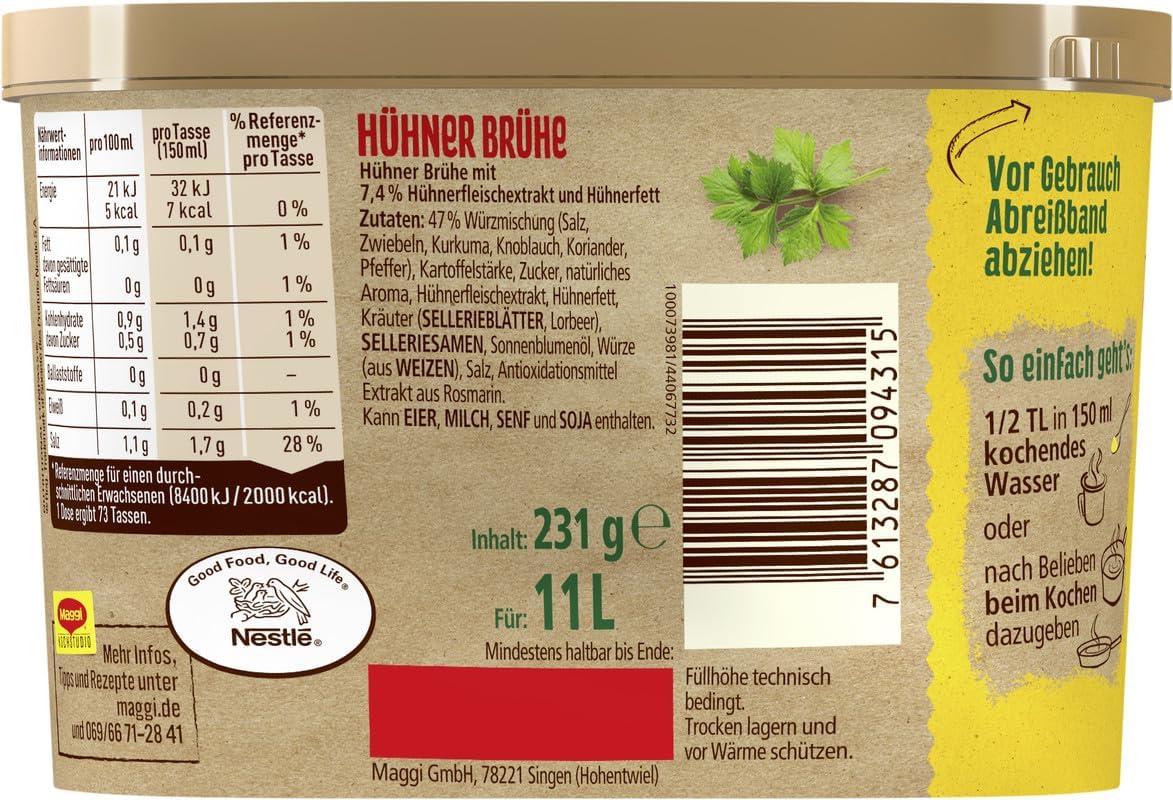 Maggi Chicken Broth 231g - Delicious and Flavorful Soup Base | Buy Now ...