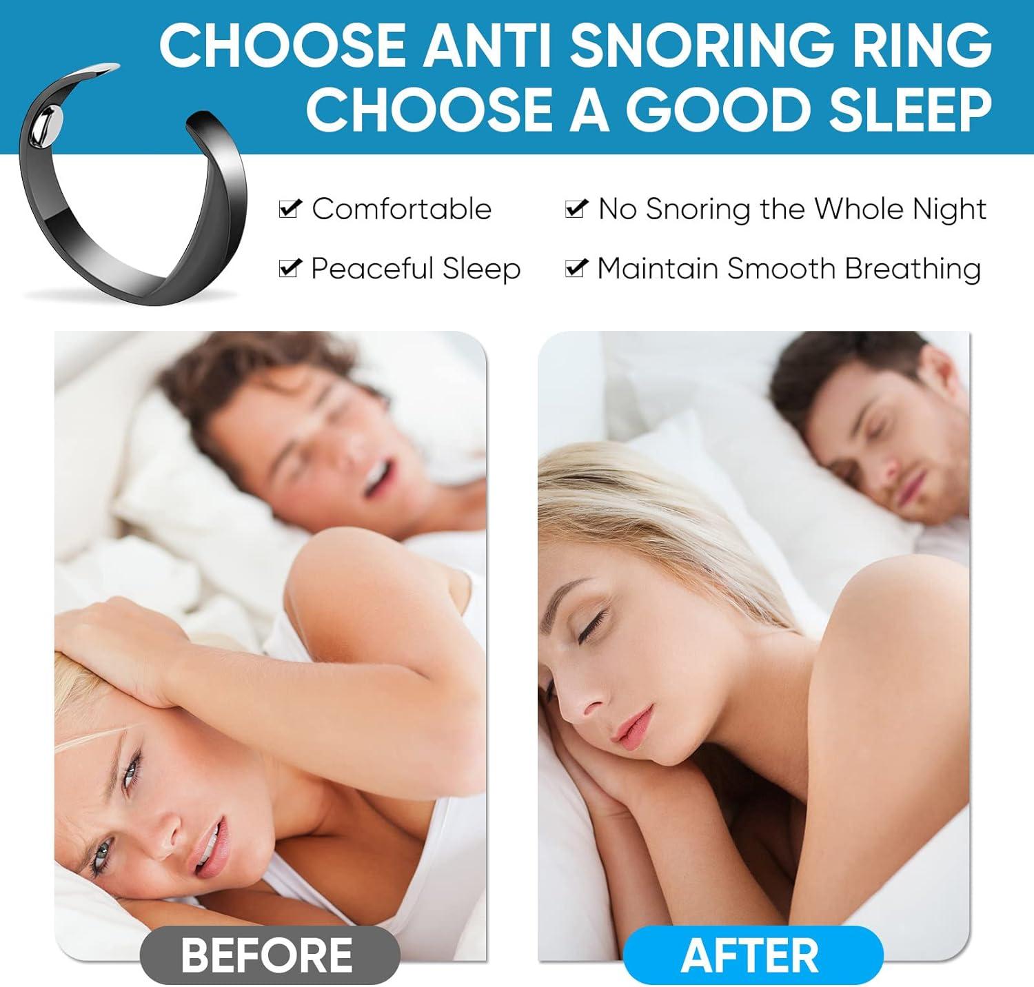 Anti Snore Ring - Effective Snoring Solution with Magnetic Natural ...