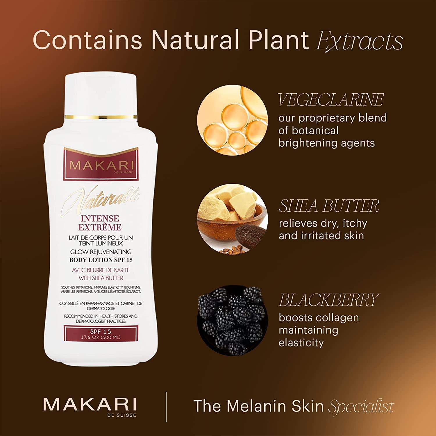 MAKARI Naturalle Intense Extreme Body Lotion SPF15 (17.6 oz ...