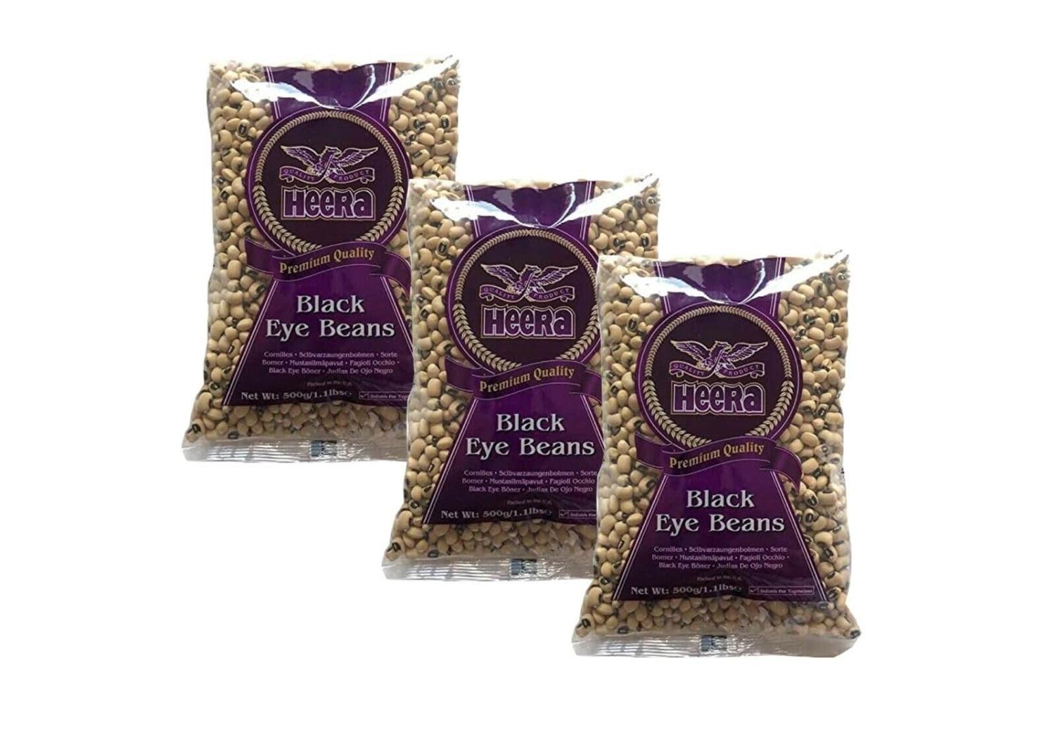 Heera Black Eye Beans 500 Gram - Popular Ingredient In Traditional ...
