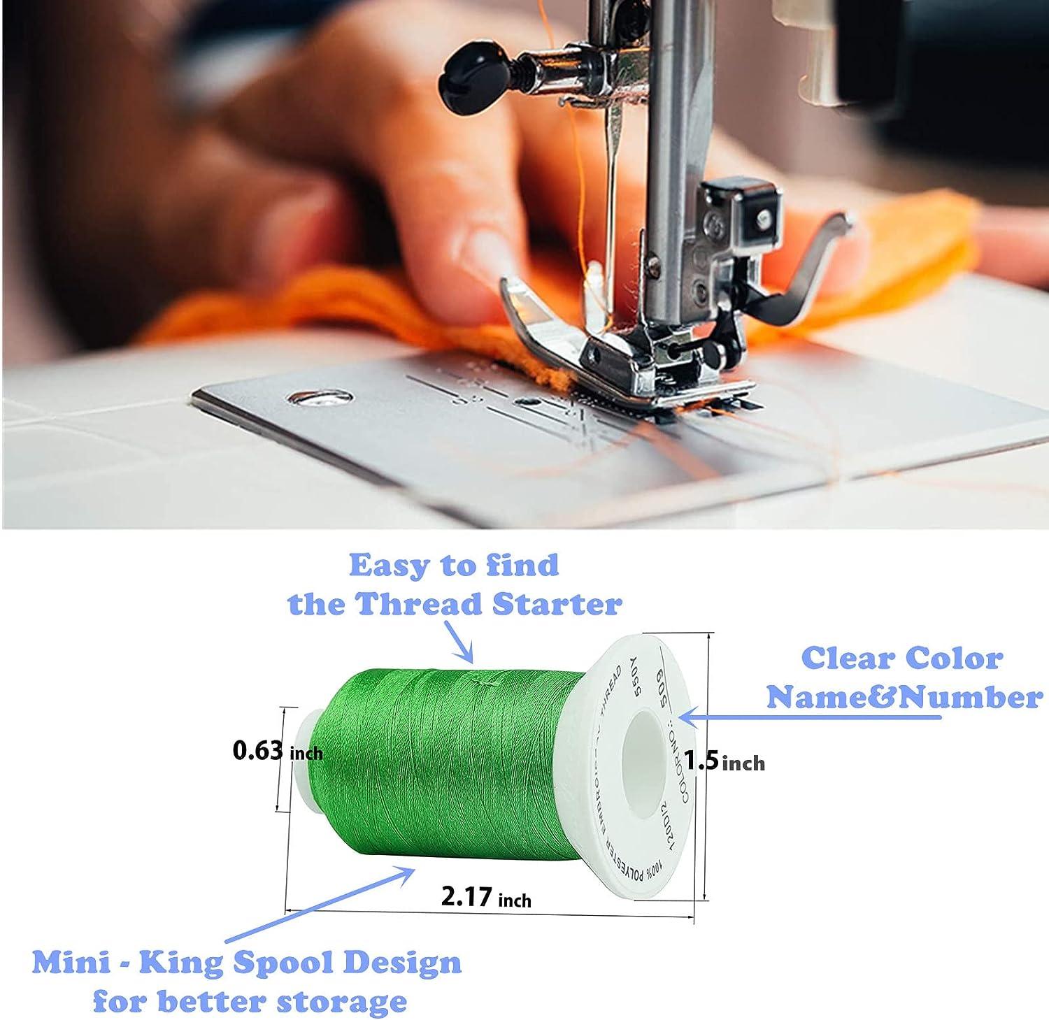 ShinyStitch 82-Spool Polyester Embroidery Thread Kit for Brother ...