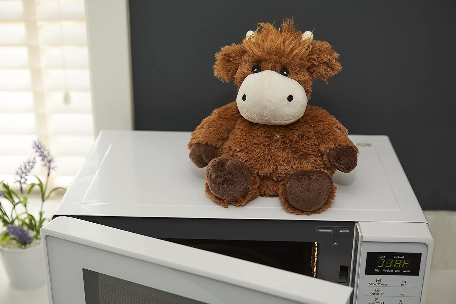 Warmies JUN-COW-3 Heatable Plush Toy - Brown Highland Cow | Buy Now ...