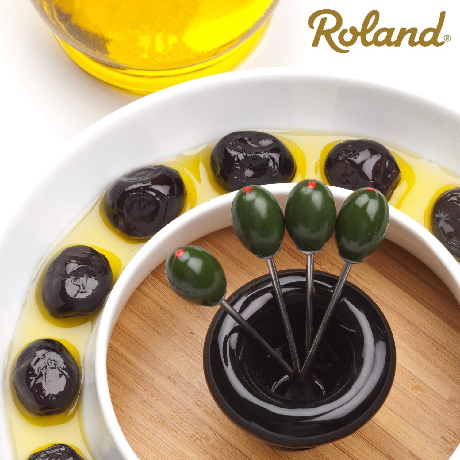 Roland Foods Oil Cured Black Olives - Whole Olives with Pits - 5 lb Bag ...