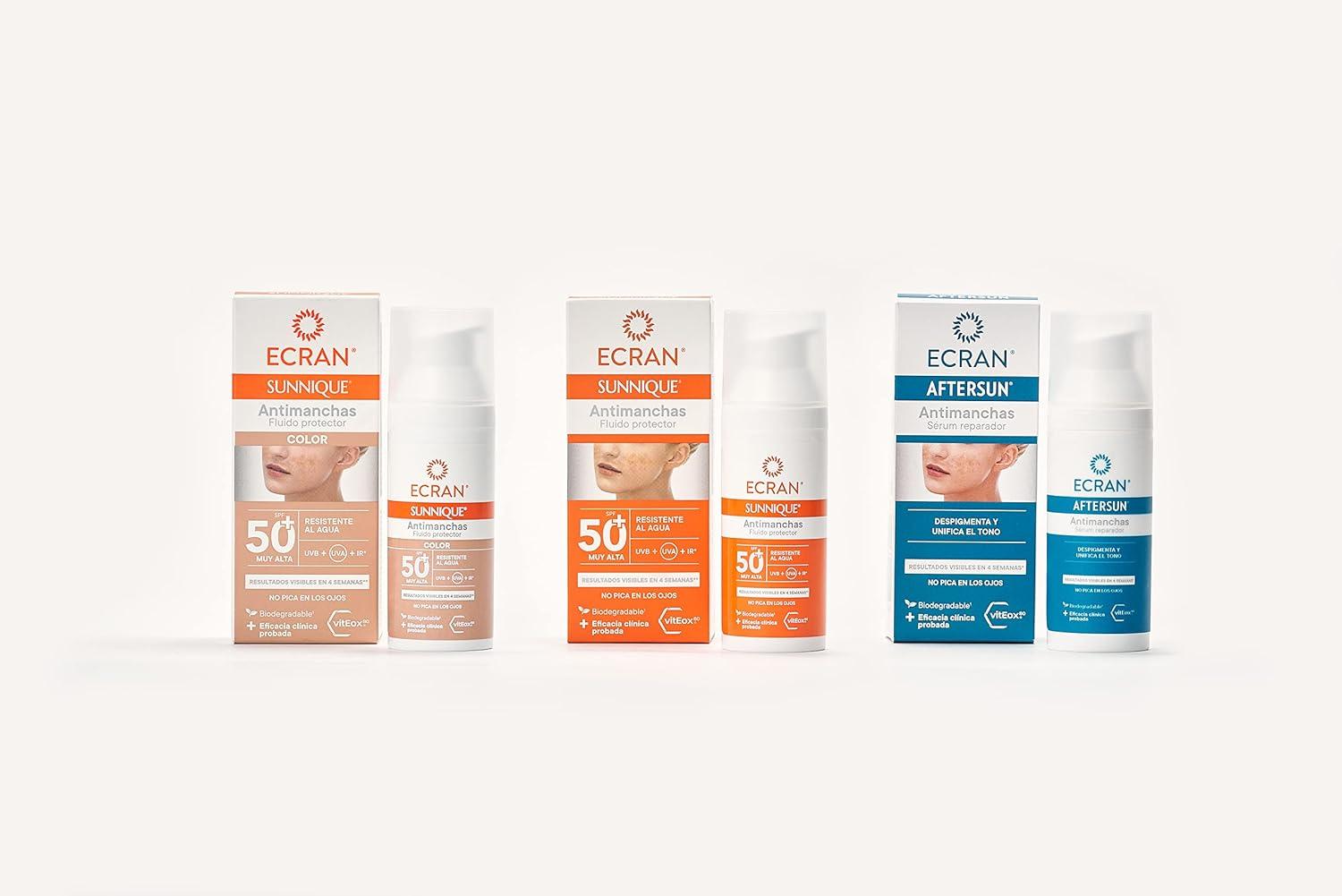 Ecran Sunnique Anti-Fatigue Facial Cream SPF 50+ | 50ml - Protect Your ...