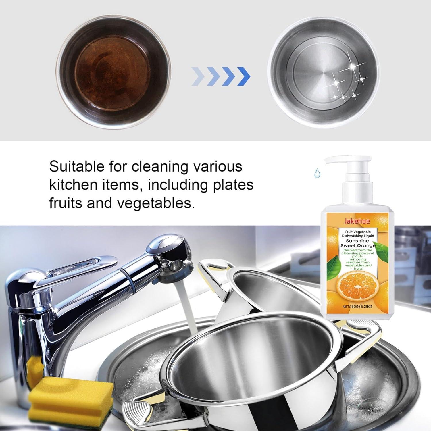 Fruit & Vegetable Dishwashing Liquid 150ml Household fruit and ...