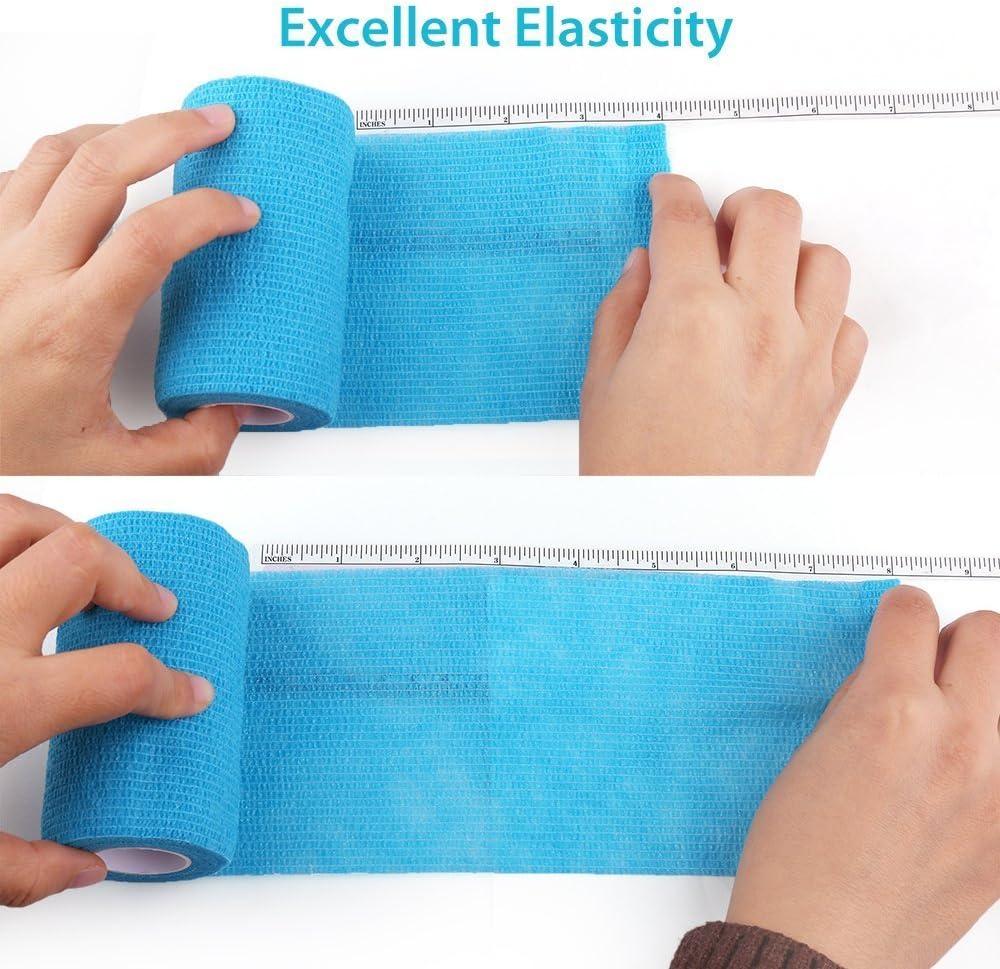 LotFancy Self Adhesive Bandage Wrap 4x5 Yards 10 Pack - First Aid ...