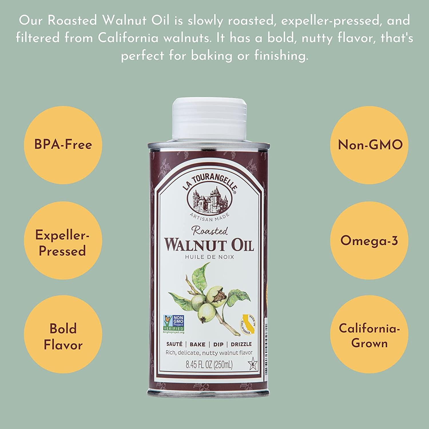 Buy La Tourangelle Roasted Walnut Oil - Omega-3 Rich, 8.45 fl oz for ...