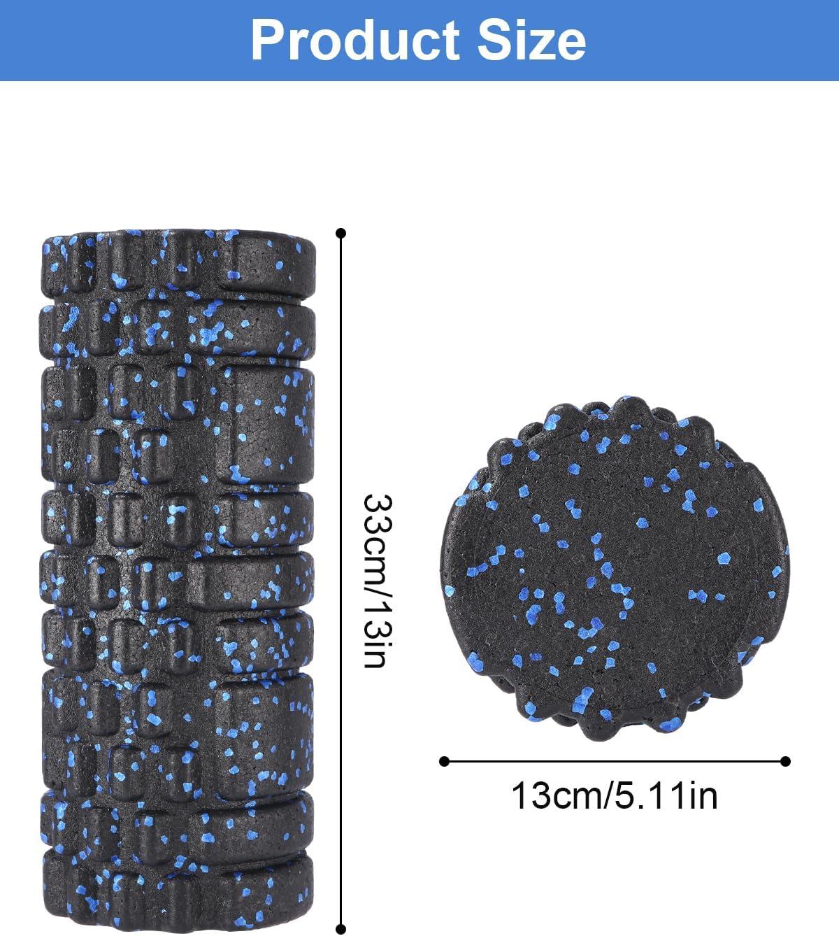 High-Density 3D Texture Fascia Roll for Yoga & Muscle Massage Foam ...