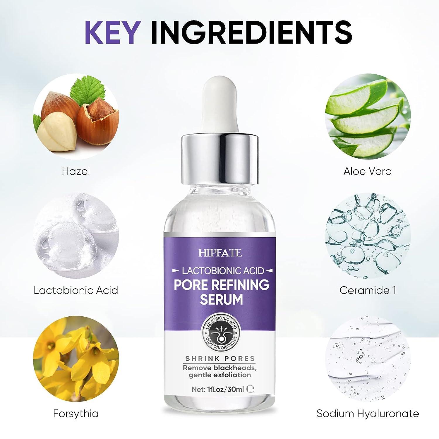 Pore Minimizer Serum - Vegan Exfoliating Solution for Pore Care | 30ml | Buy Now with Express ...