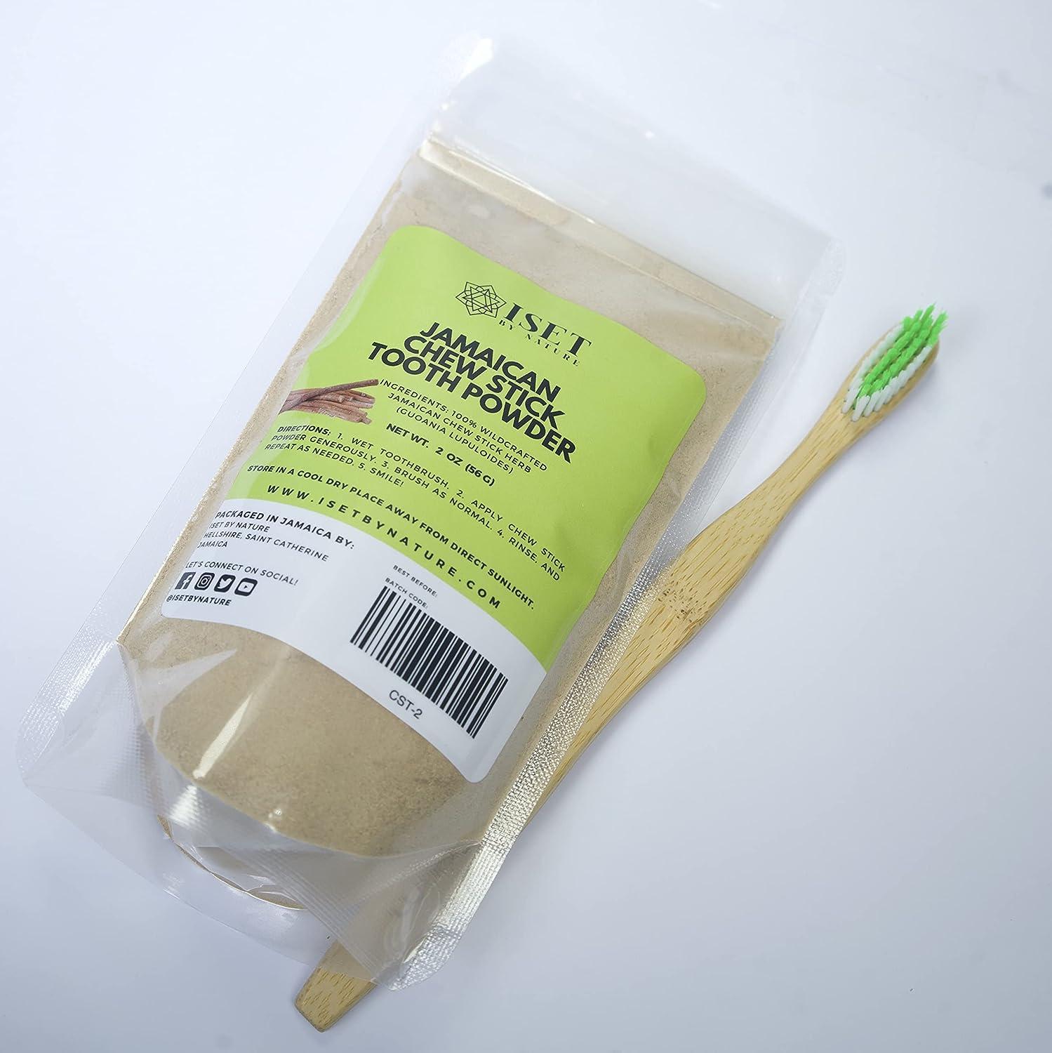 Chew Stick Tooth Powder: Remineralizing, Whitening, Antiseptic Formula ...