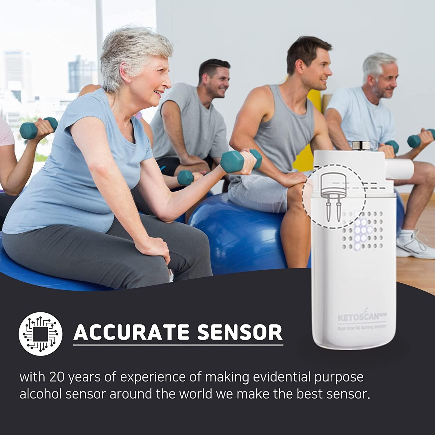 V2 KETOSCAN Mini Breath Ketone Meter Diet Fitness Tracker Monitor Your ...