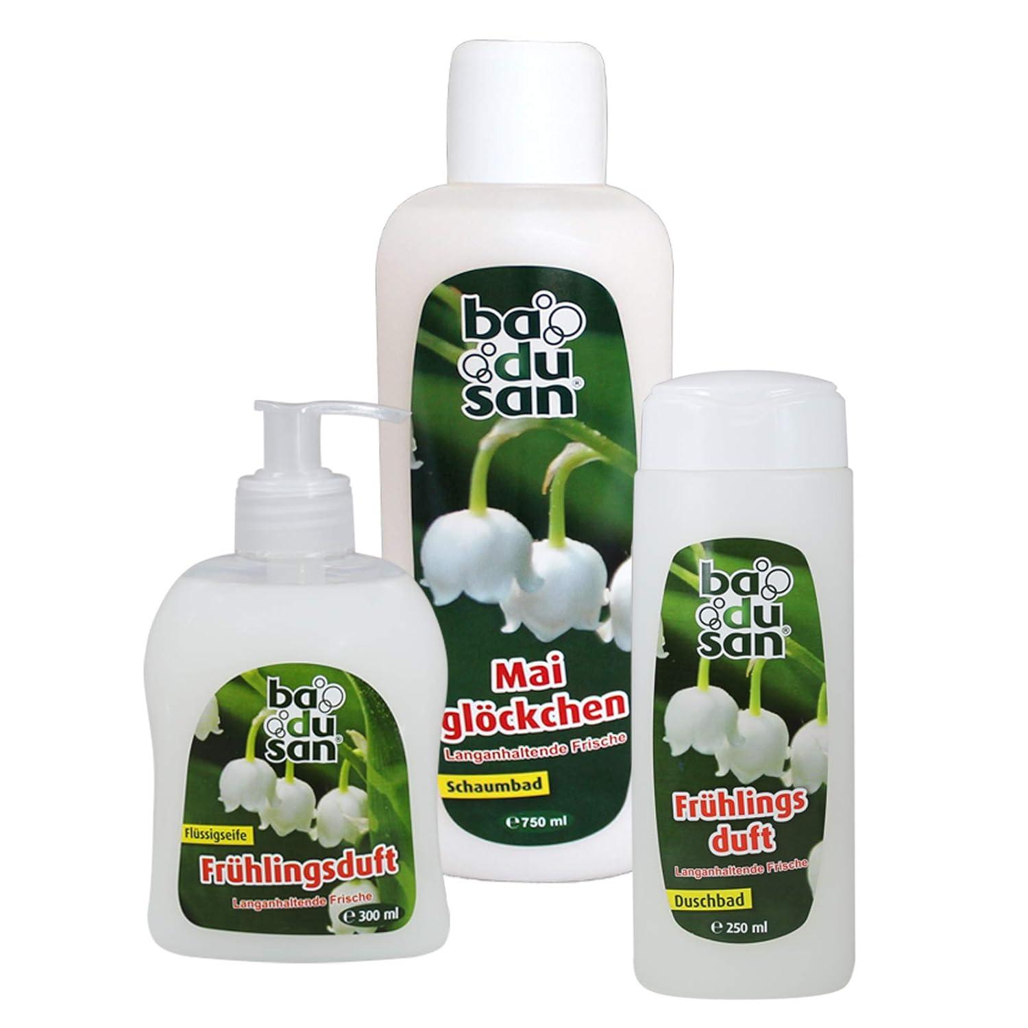 Badusan Well-Being Maiden Lump 4-Part Shower Bath Gift Set | Bubble ...