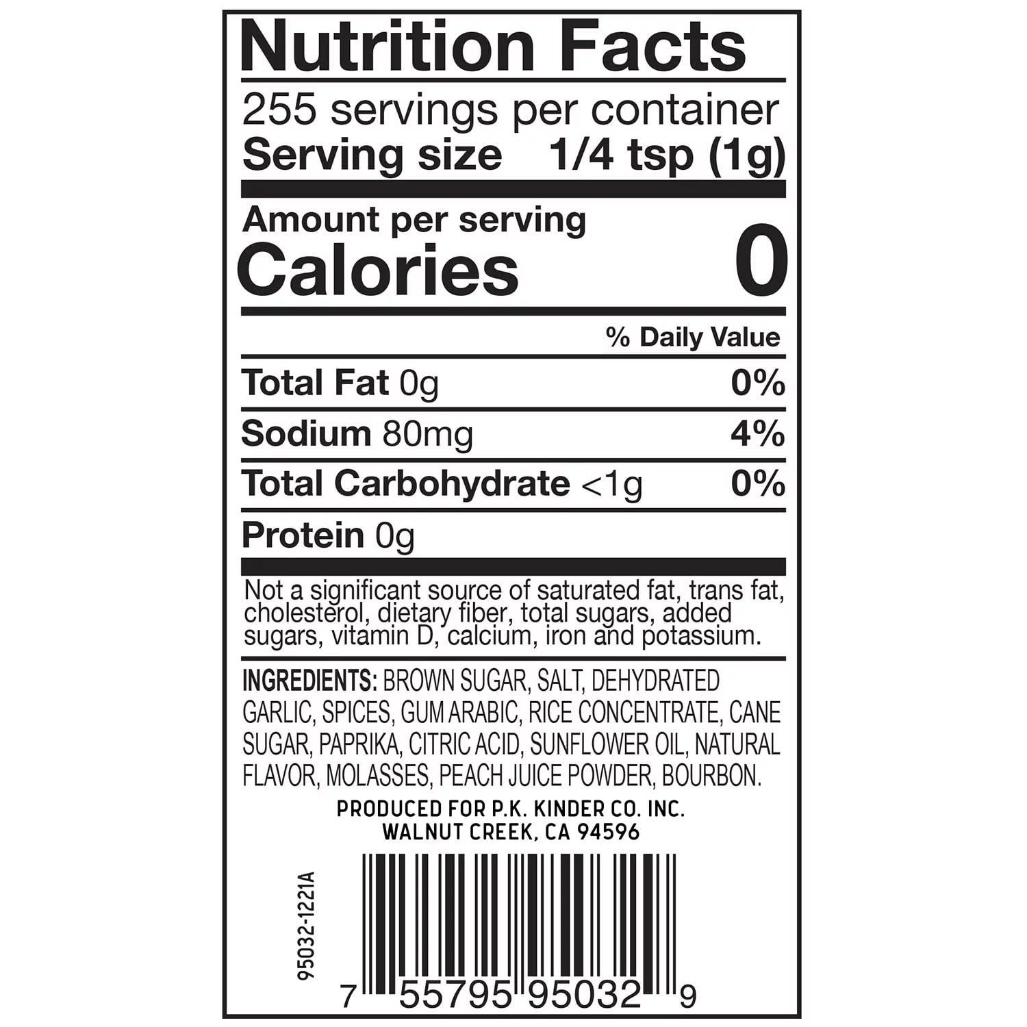 Kinder's Bourbon Peach Rub - 9oz. | Premium BBQ Seasoning | Buy Now ...