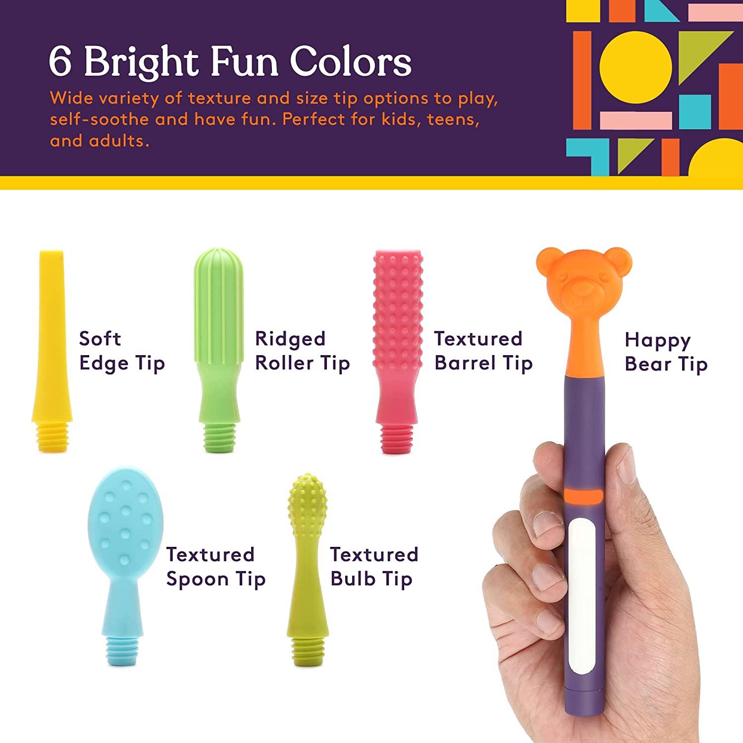 Special Supplies Buzz Buddy Oral Stimulation Kit - 6 Soft Textured ...