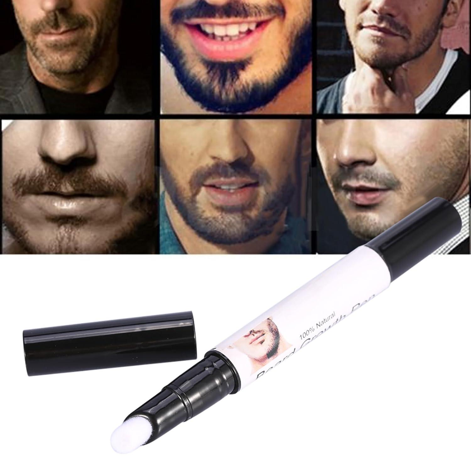 Growth Amplifier Pencil Set | Mustache & Facial Hair Growth Pen for ...
