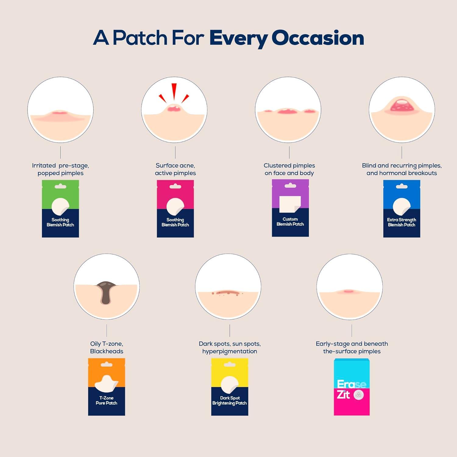 Hanhoo Extra Strength Blemish Patch | Hydrocolloid Acne Spot Treatment ...