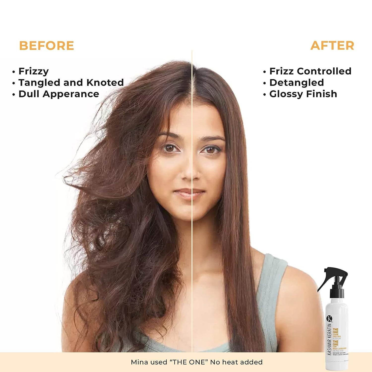 Kashmir Keratin THE ONE Leave In Mask 12 in 1 Hair Treatment 8 Fl Oz ...