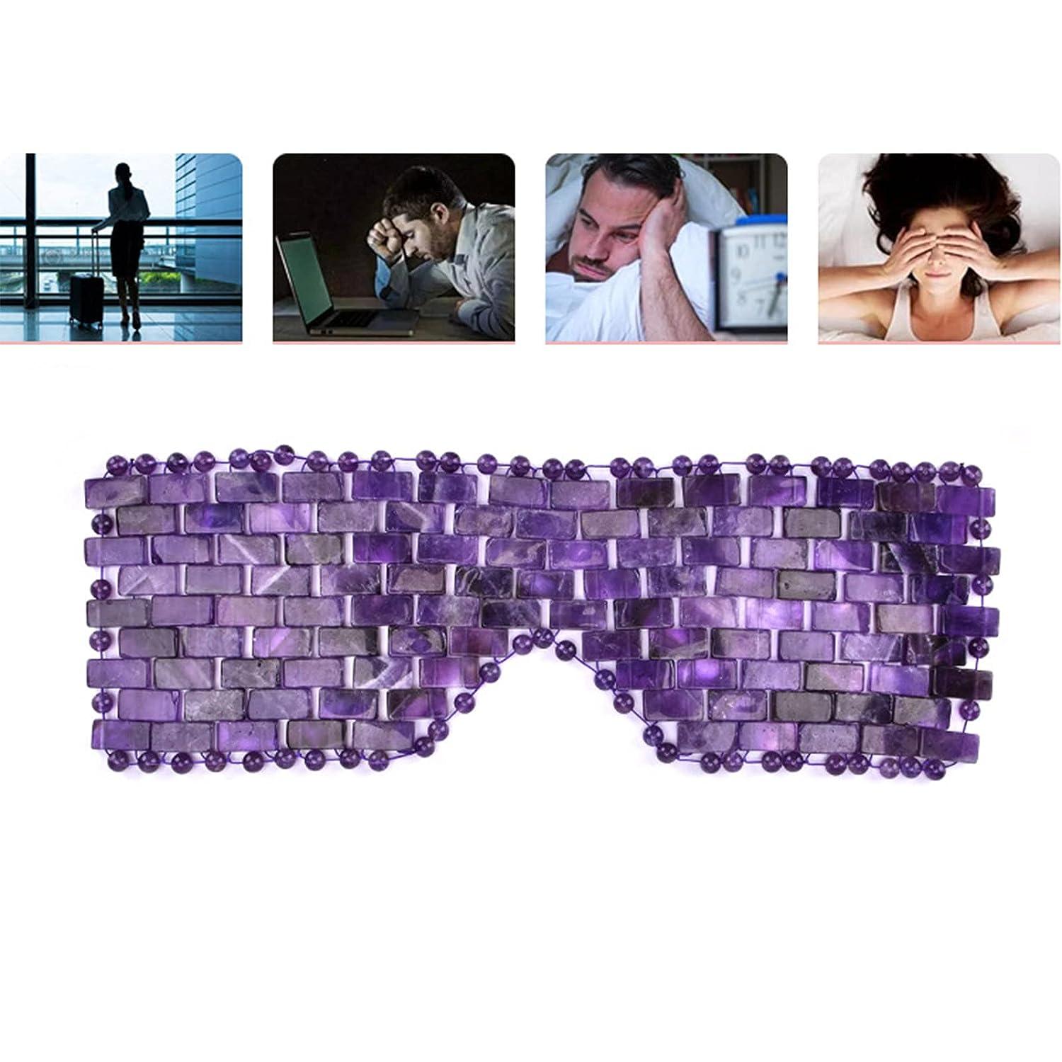 Pure Handmade Natural Rose Quartz Jade Healing Stone Eye Mask - Skin ...