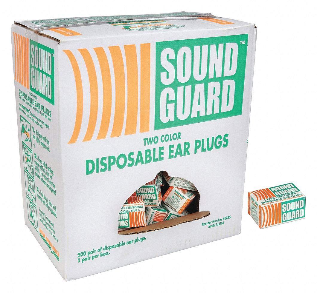 AbilityOne NSN1376345 SoundGuard Foam Ear Plugs - Noise Reduction ...